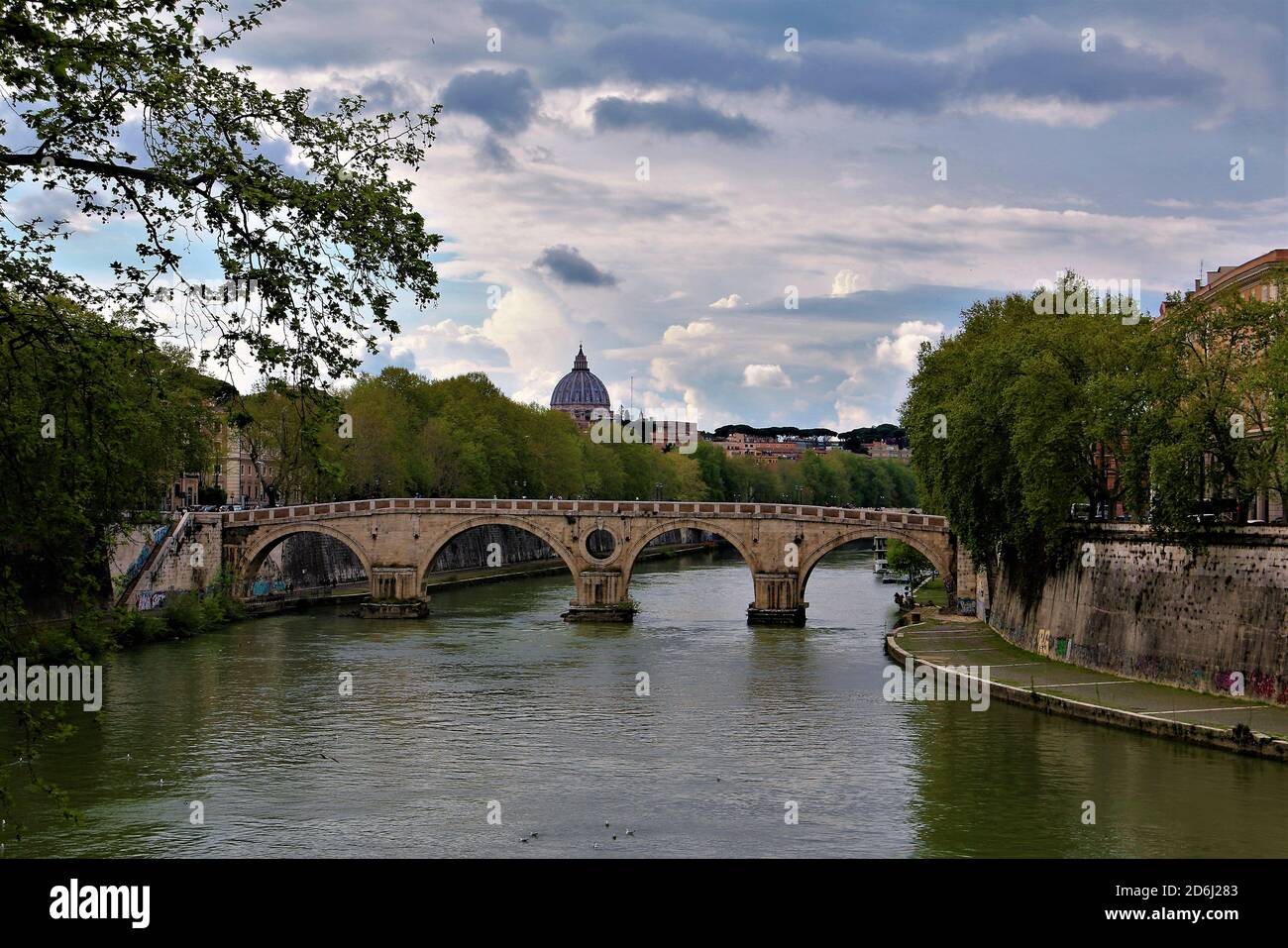 Rome view tiber river from hi-res stock photography and images - Alamy