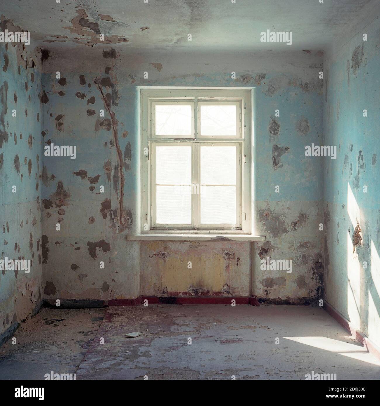 Empty room unrenovated, Germany Stock Photo - Alamy