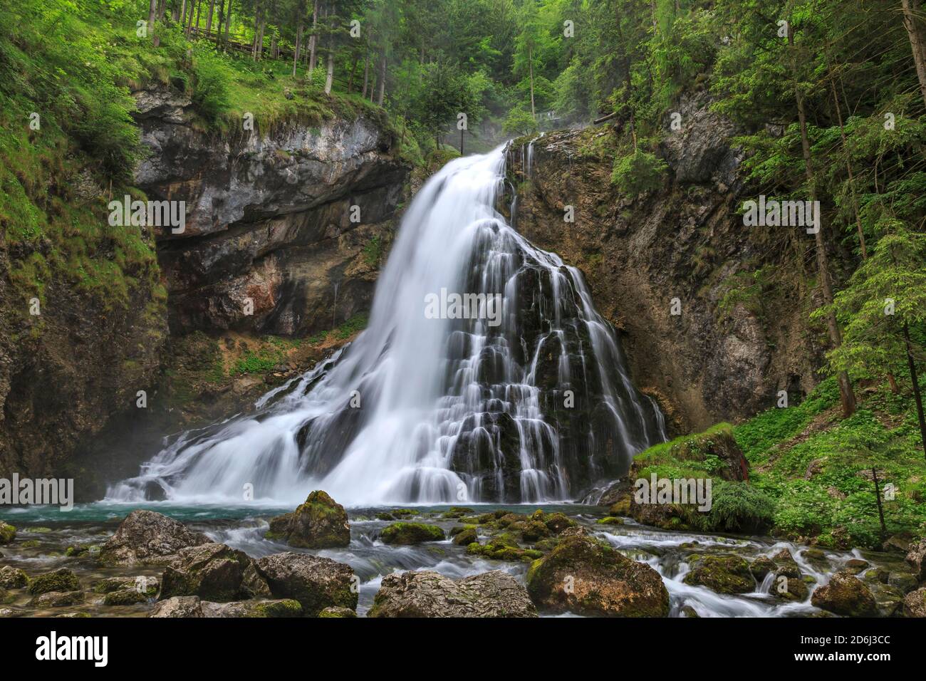 Gollinger waterfall golling salzburg hi-res stock photography and ...