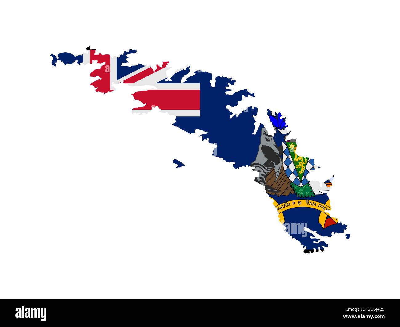 Sandwich island flag Cut Out Stock Images & Pictures - Alamy