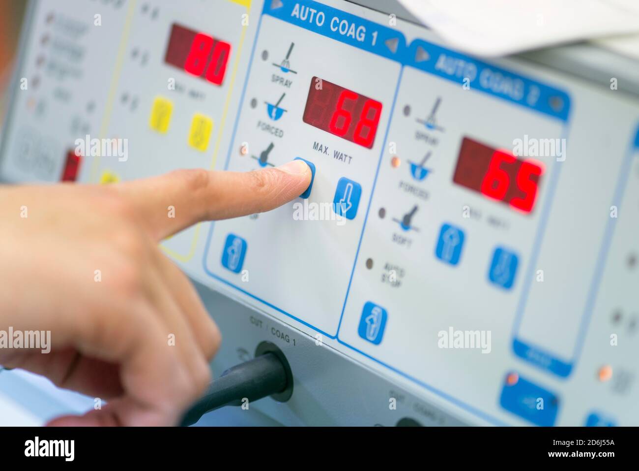 Control unit and control of medical devices hi-res stock photography ...