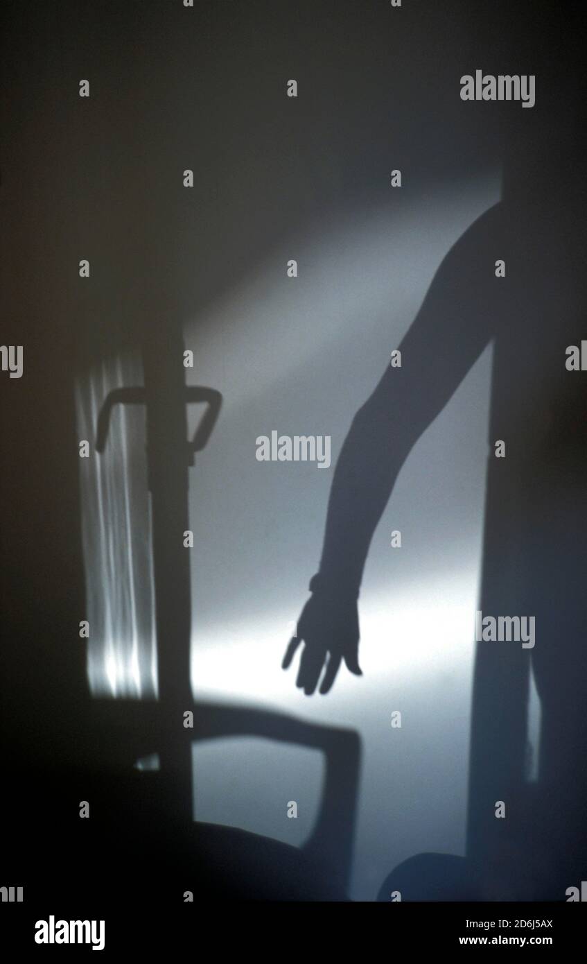 Burglar, door, shadow, creepy, Berlin, Germany Stock Photo - Alamy