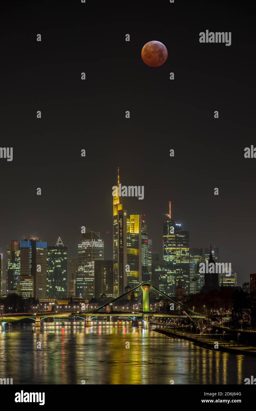 Moon over germany hi-res stock photography and images - Alamy