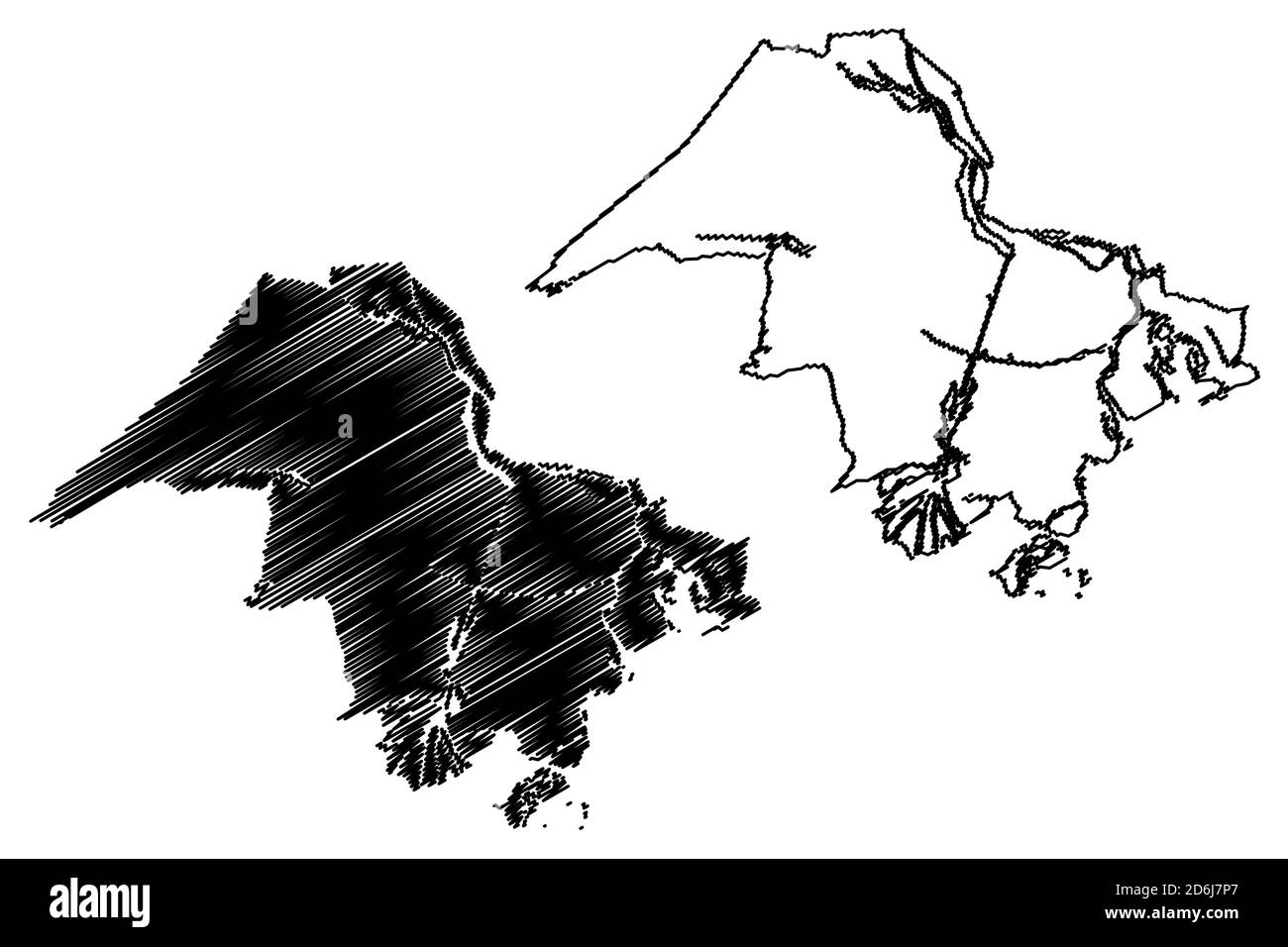 Franklin louisiana map hi-res stock photography and images - Alamy