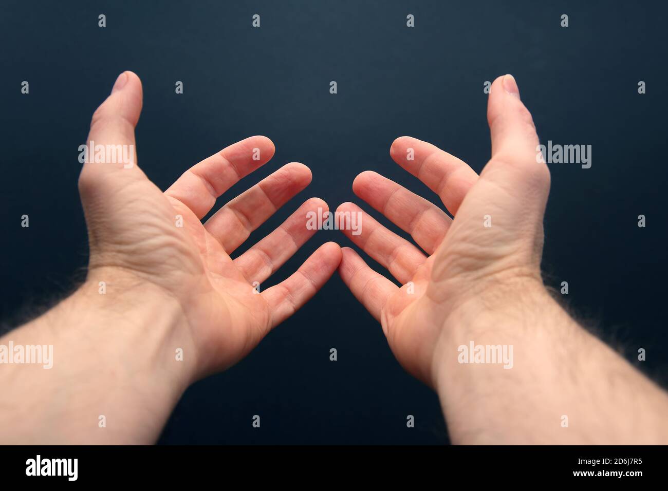 Receiving with open arms hi-res stock photography and images - Alamy