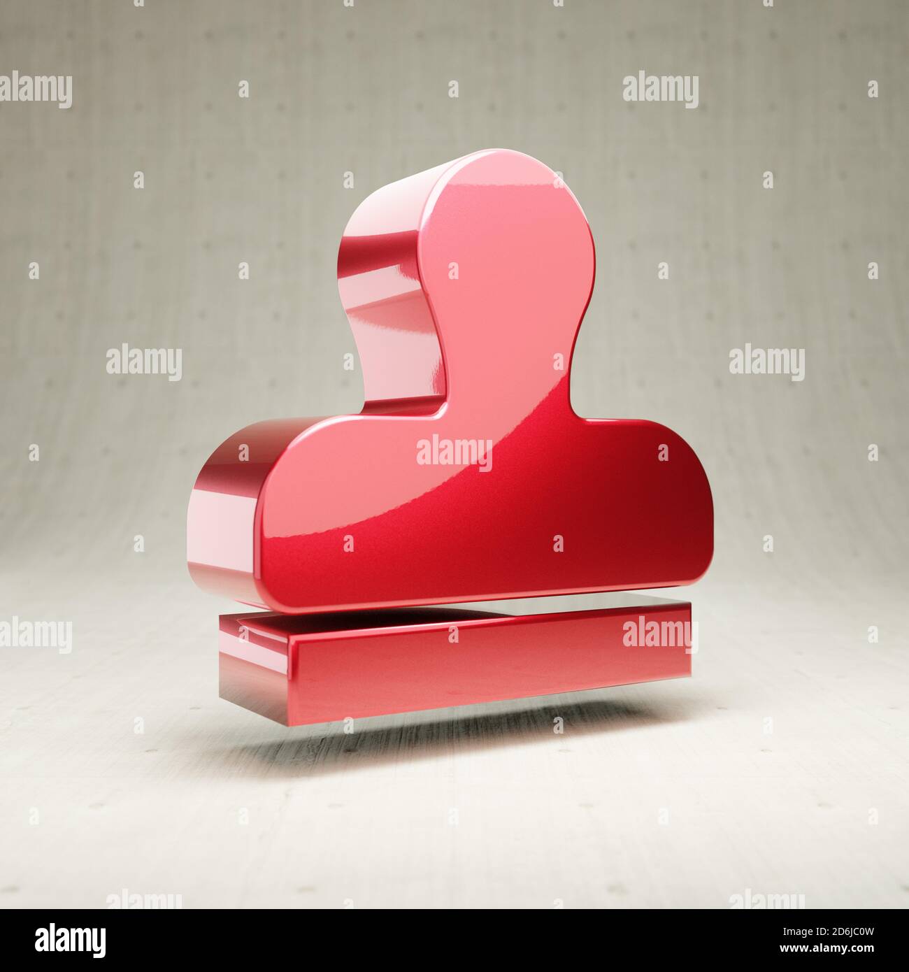 Stamp icon. Gold glossy Stamp symbol isolated on white concrete ...