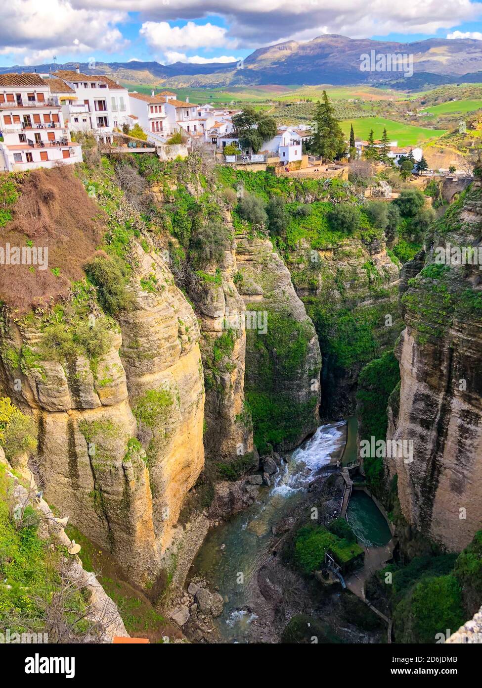 Magnificent El Tajo Gorge at Ronda, Spain Stock Photo - Alamy