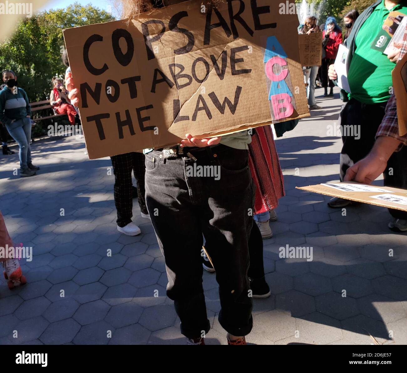 October 17, 2020, New York, New York, USA: Mass march to defund the New ...