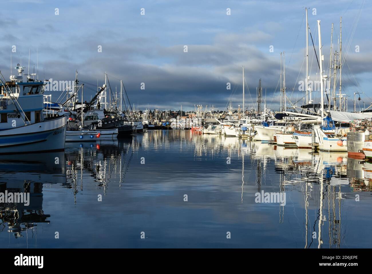 Seattle's Fisherman's Terminal Stock Photo - Alamy