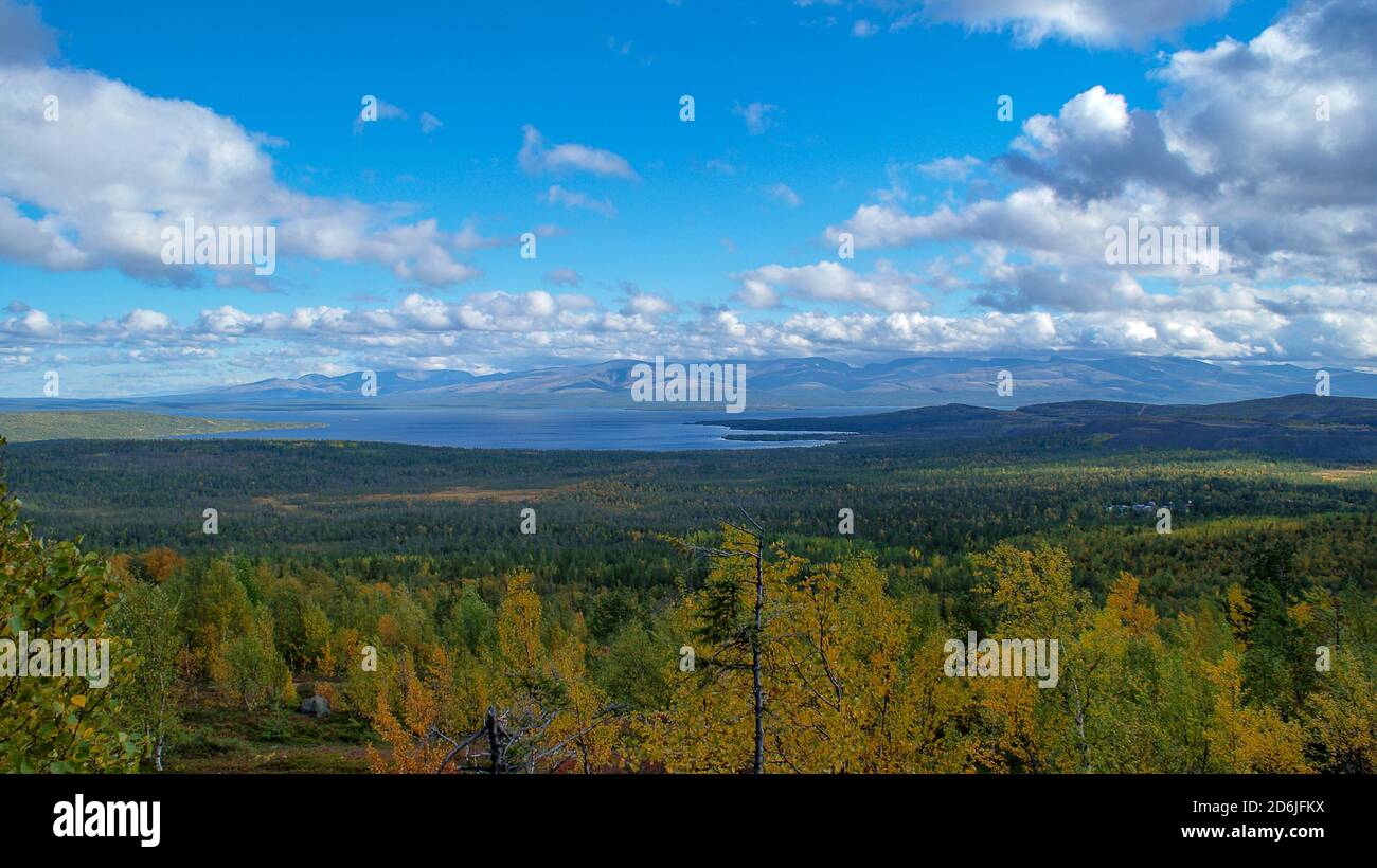 The stunning nature of the Russian north. Tundra, Murmansk region ...