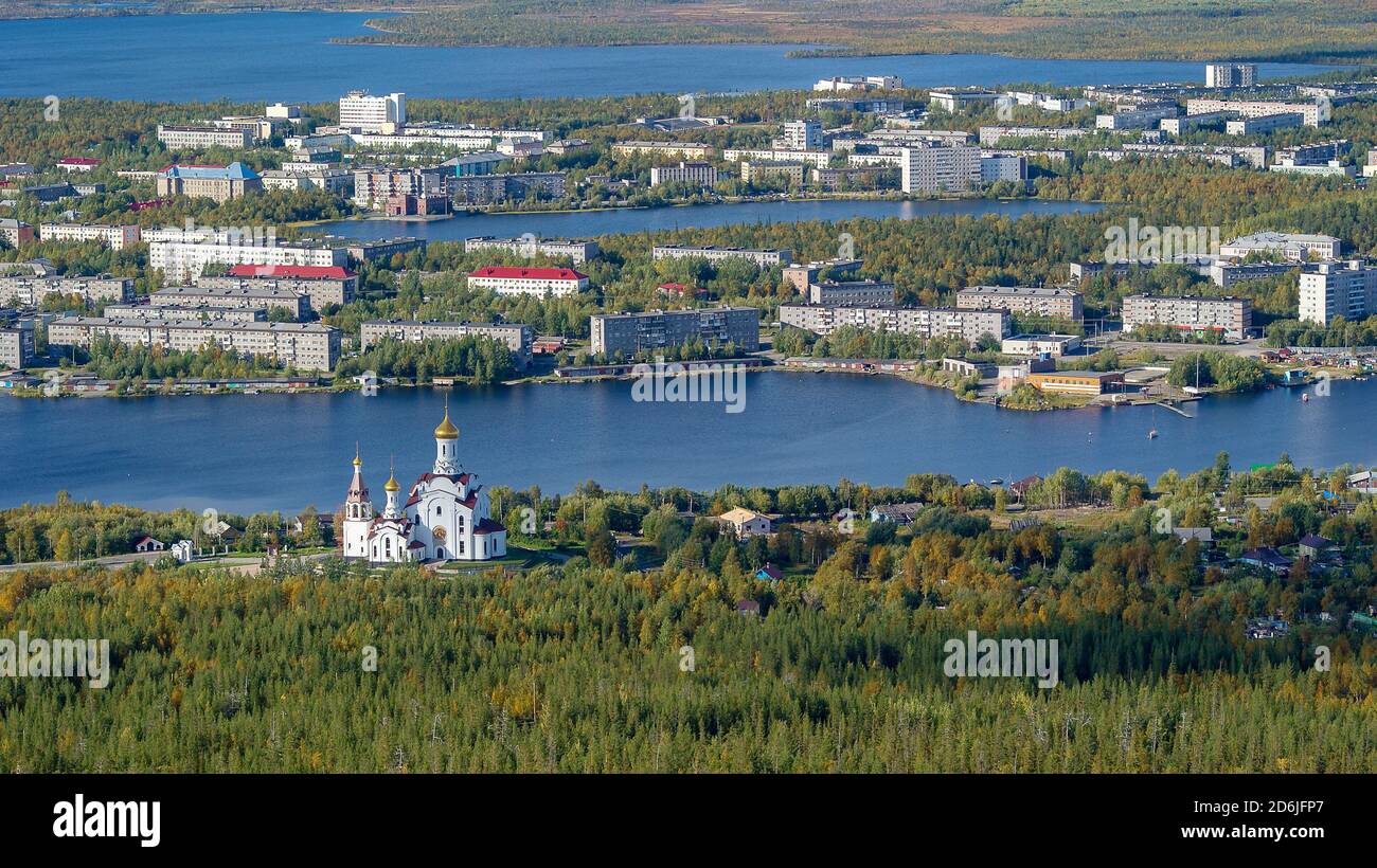 The stunning nature of the Russian north. Tundra, Murmansk region ...