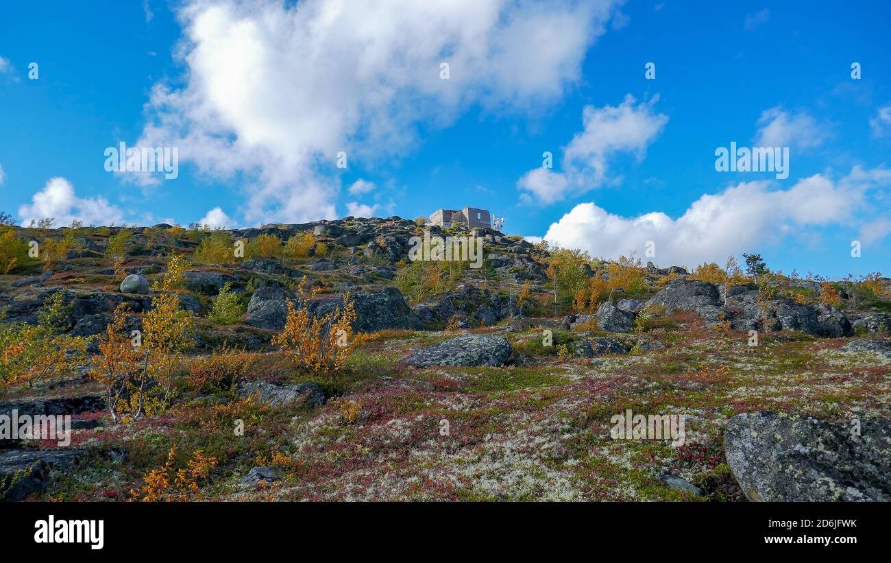 The stunning nature of the Russian north. Tundra, Murmansk region ...