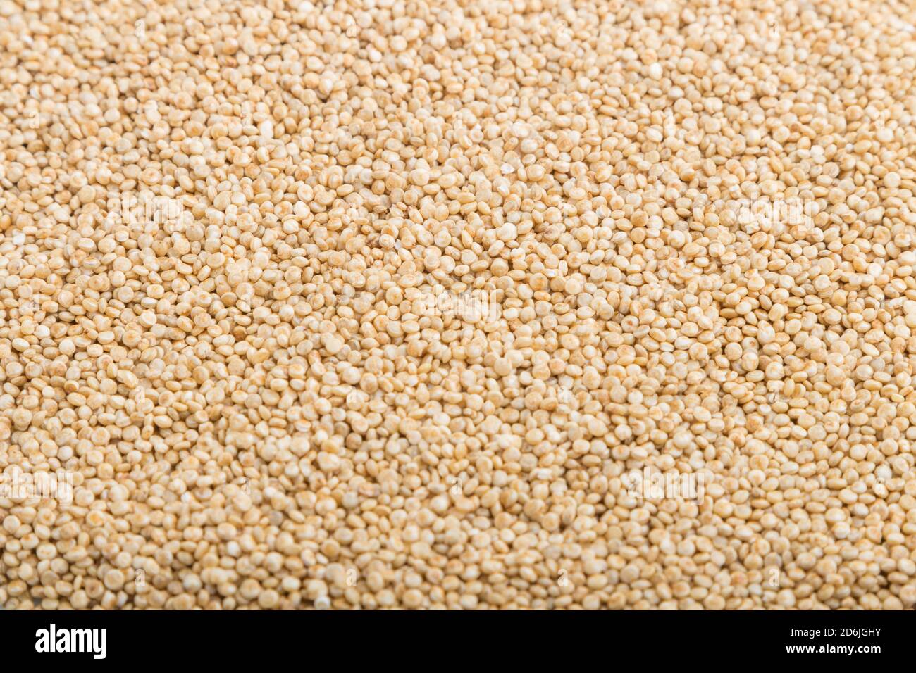 Texture of raw white quinoa. Side view, close up, macro. Natural ...