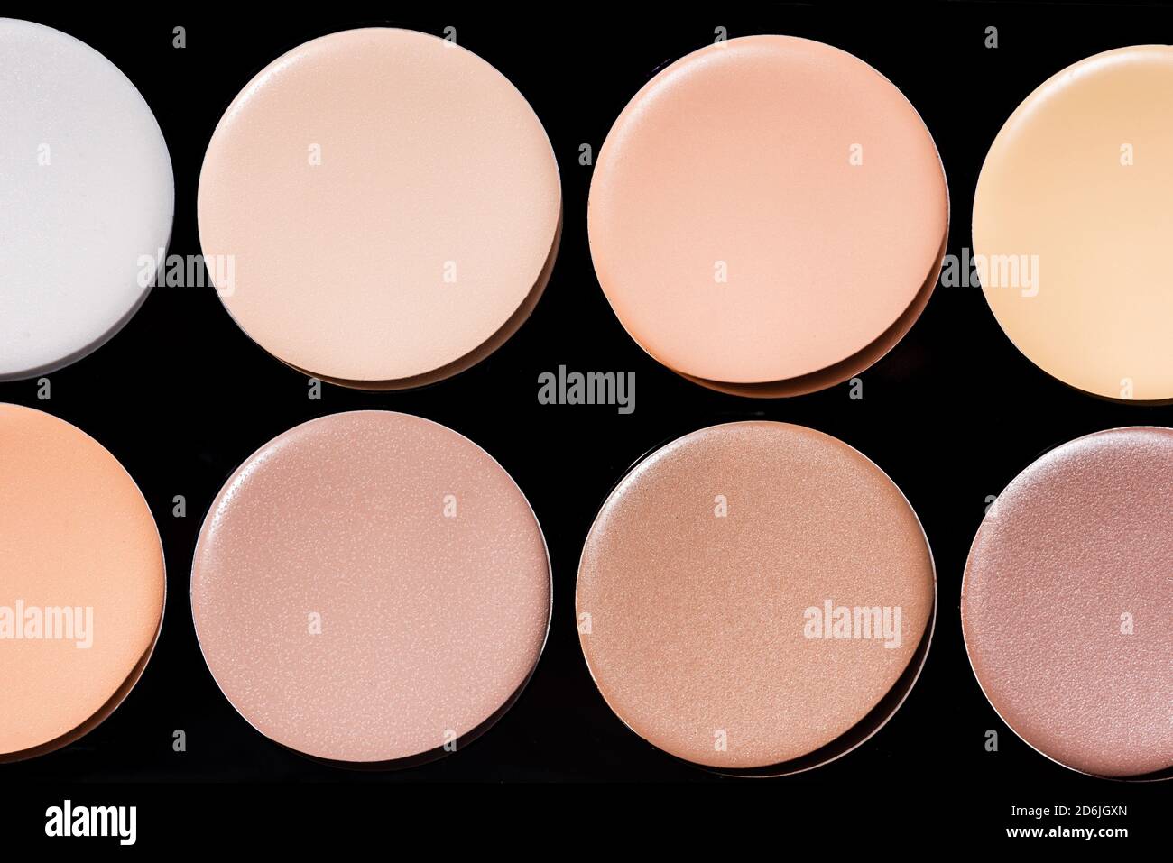close up view of beige contour palette Stock Photo - Alamy