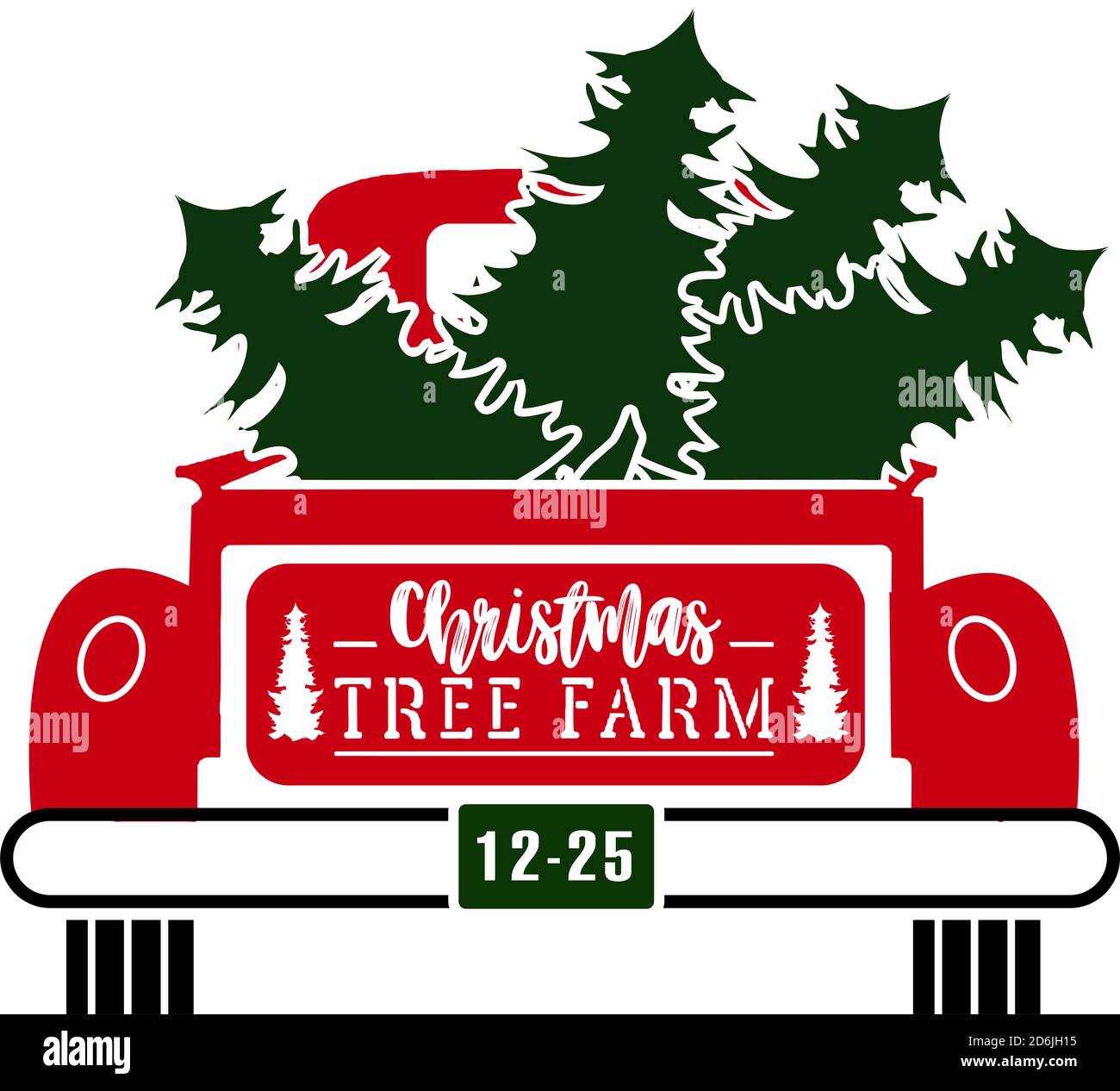 Red truck christmas hi-res stock photography and images - Alamy
