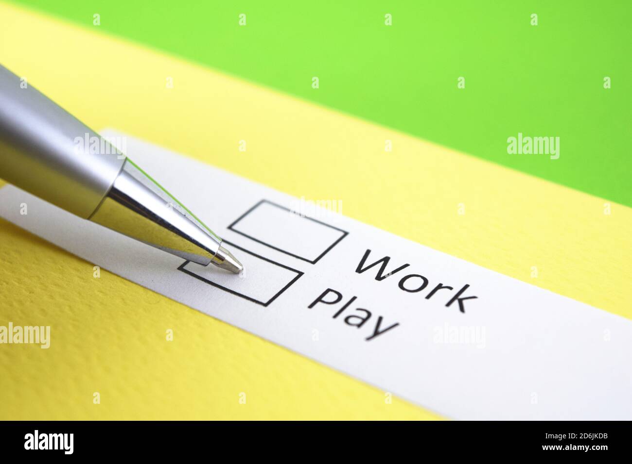 Work or Play? Play Stock Photo - Alamy