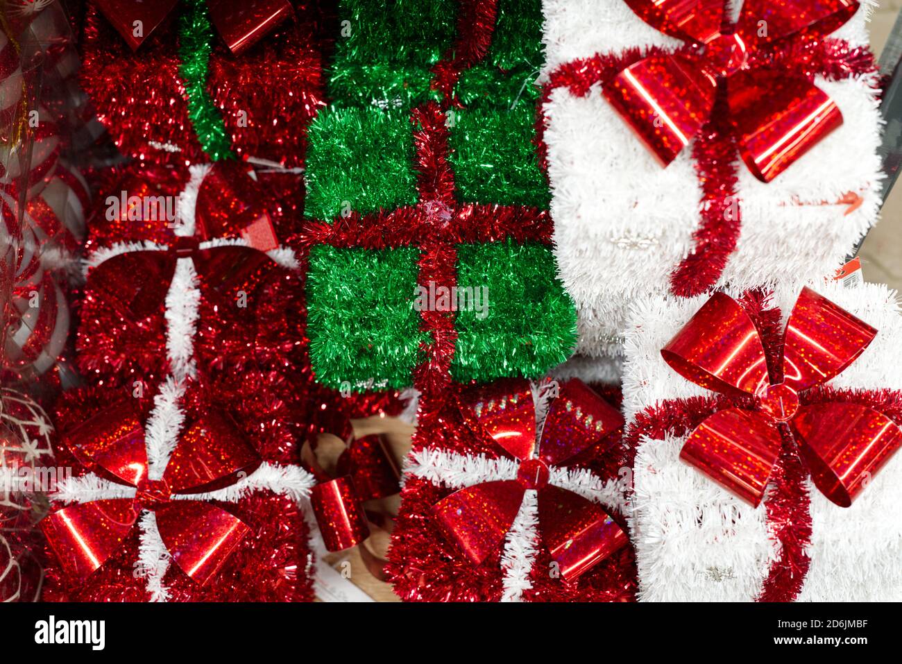 Christmas Gift Boxes, wrap for holiday gifts Stock Photo - Alamy