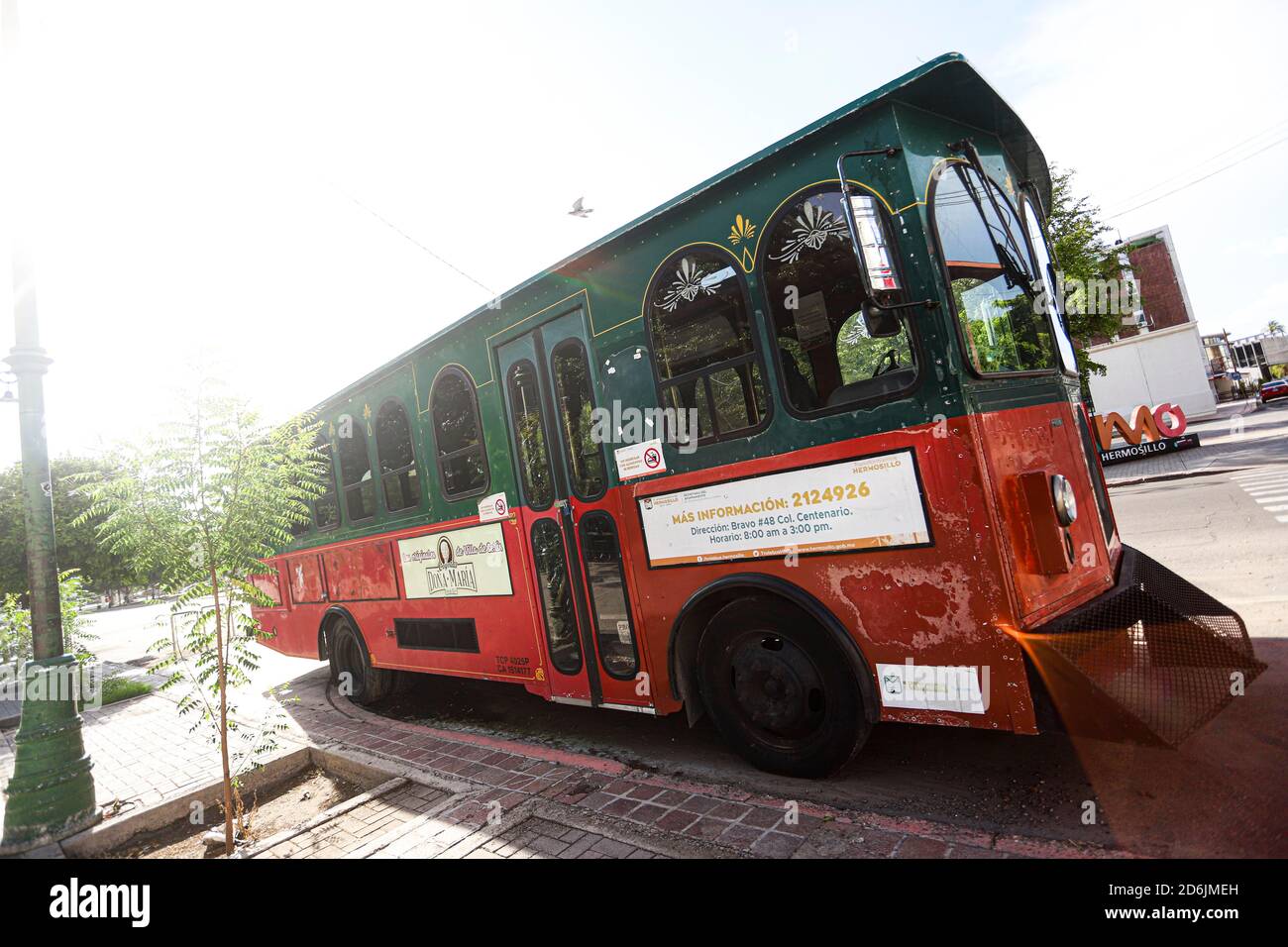 Hermosillo Trolleybus. Tours in Tourist Trolleybus. tour through the ...