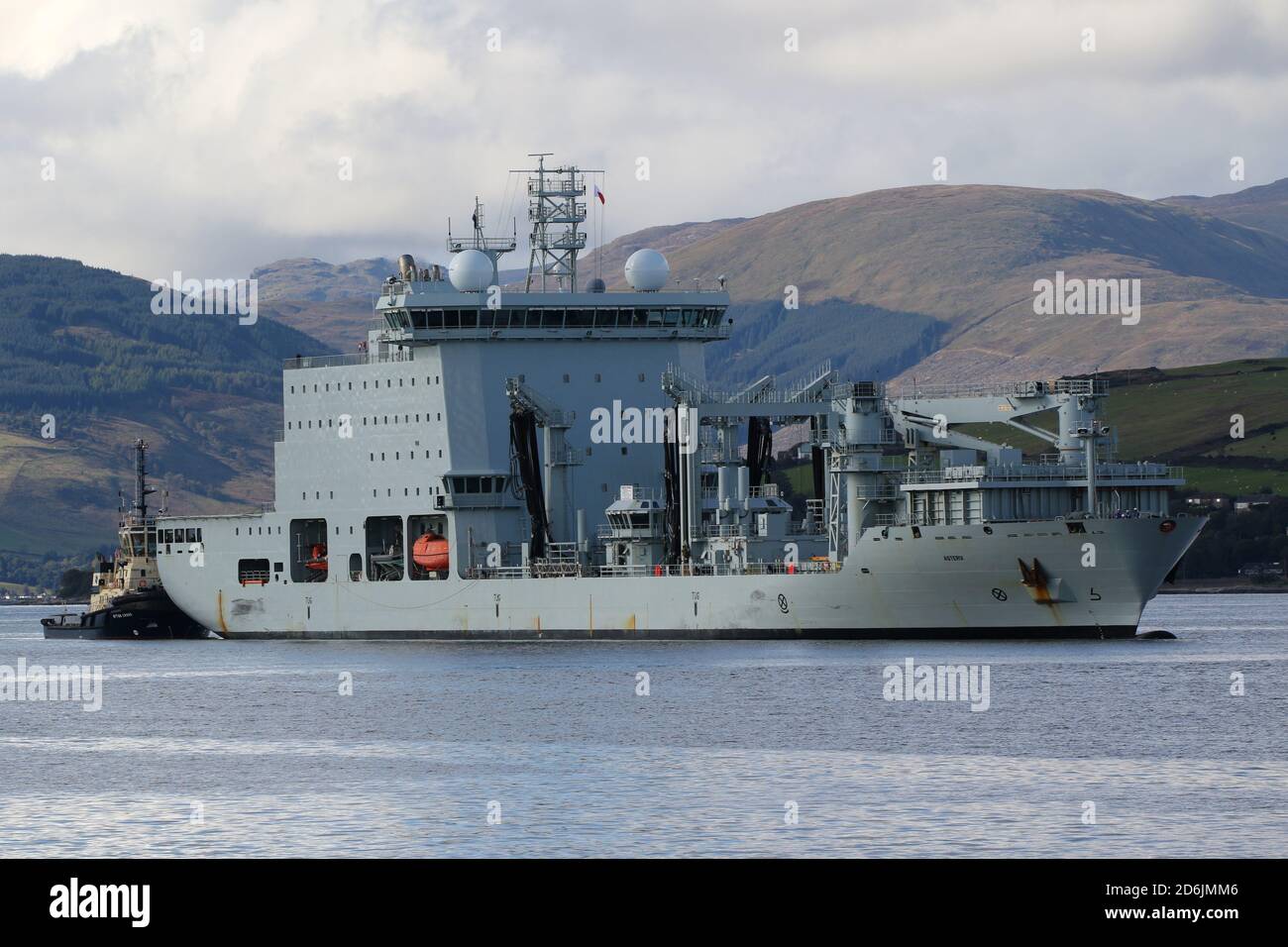 MV Asterix, a supply vessel on temporary charge of the Royal Canadian ...