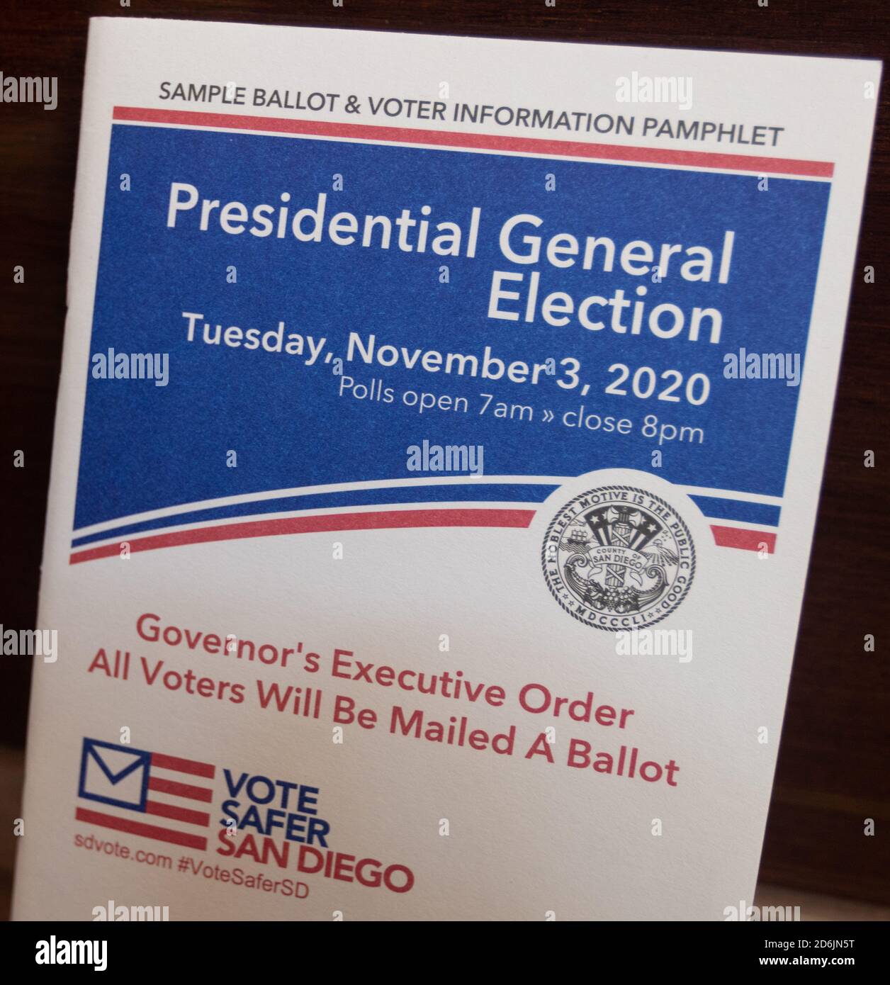Voter information pamphlet hi-res stock photography and images - Alamy