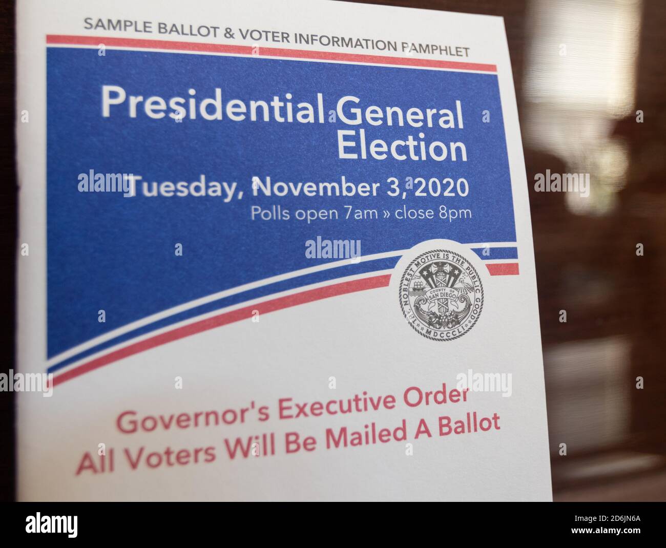 Voter information pamphlet hi-res stock photography and images - Alamy