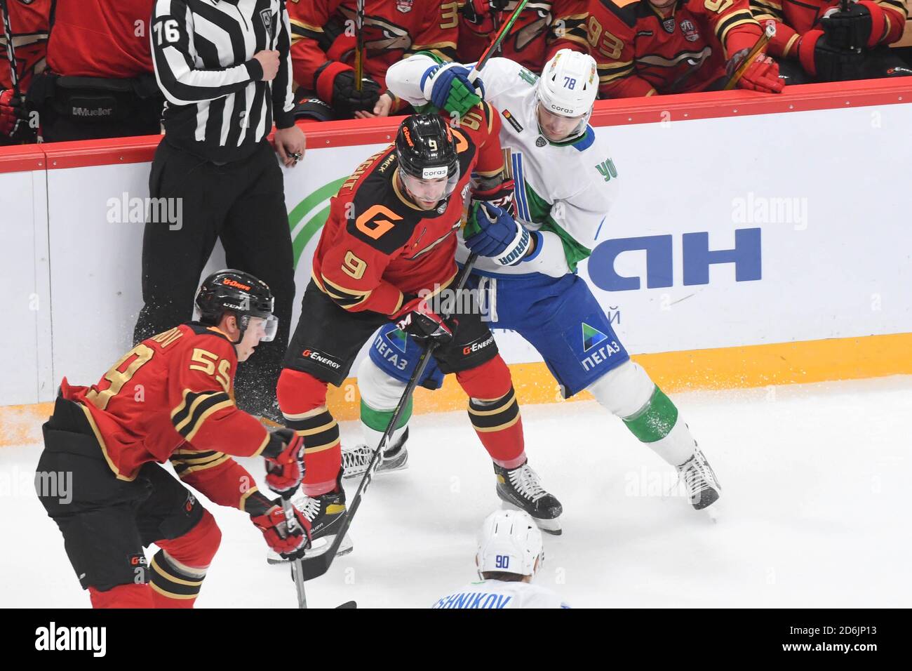 Moscow, Moscow, Russia. 17th Oct, 2020. CORBAN KNIGHT (9) of Avangard ...