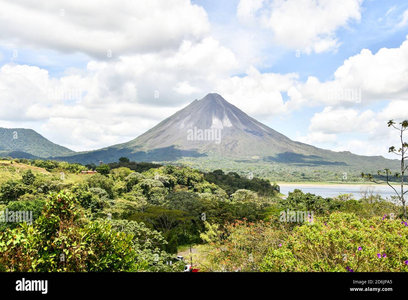 Arenal Volcano lake park in Costa rica central america Stock Photo - Alamy