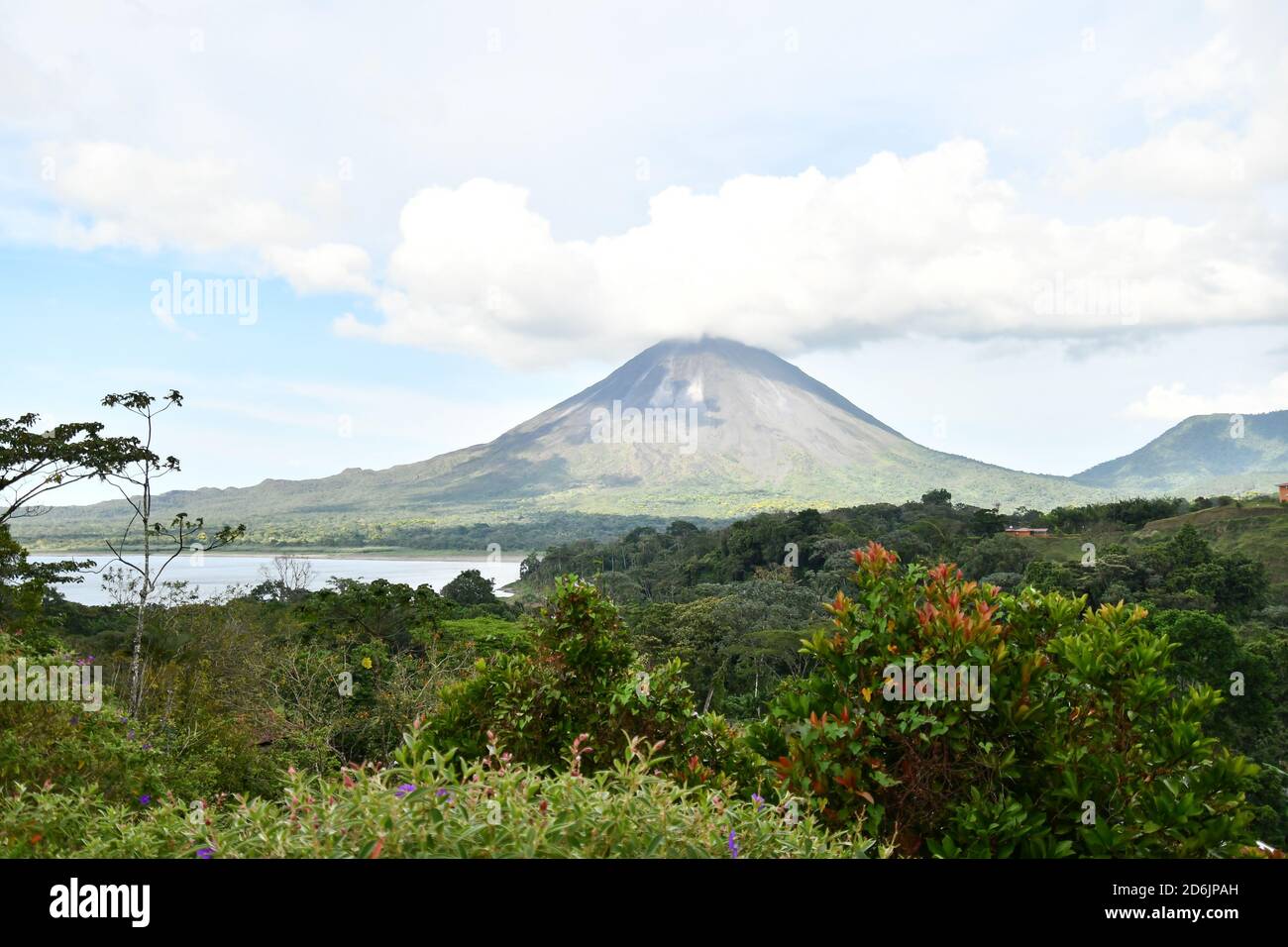 Arenal Volcano lake park in Costa rica central america Stock Photo - Alamy