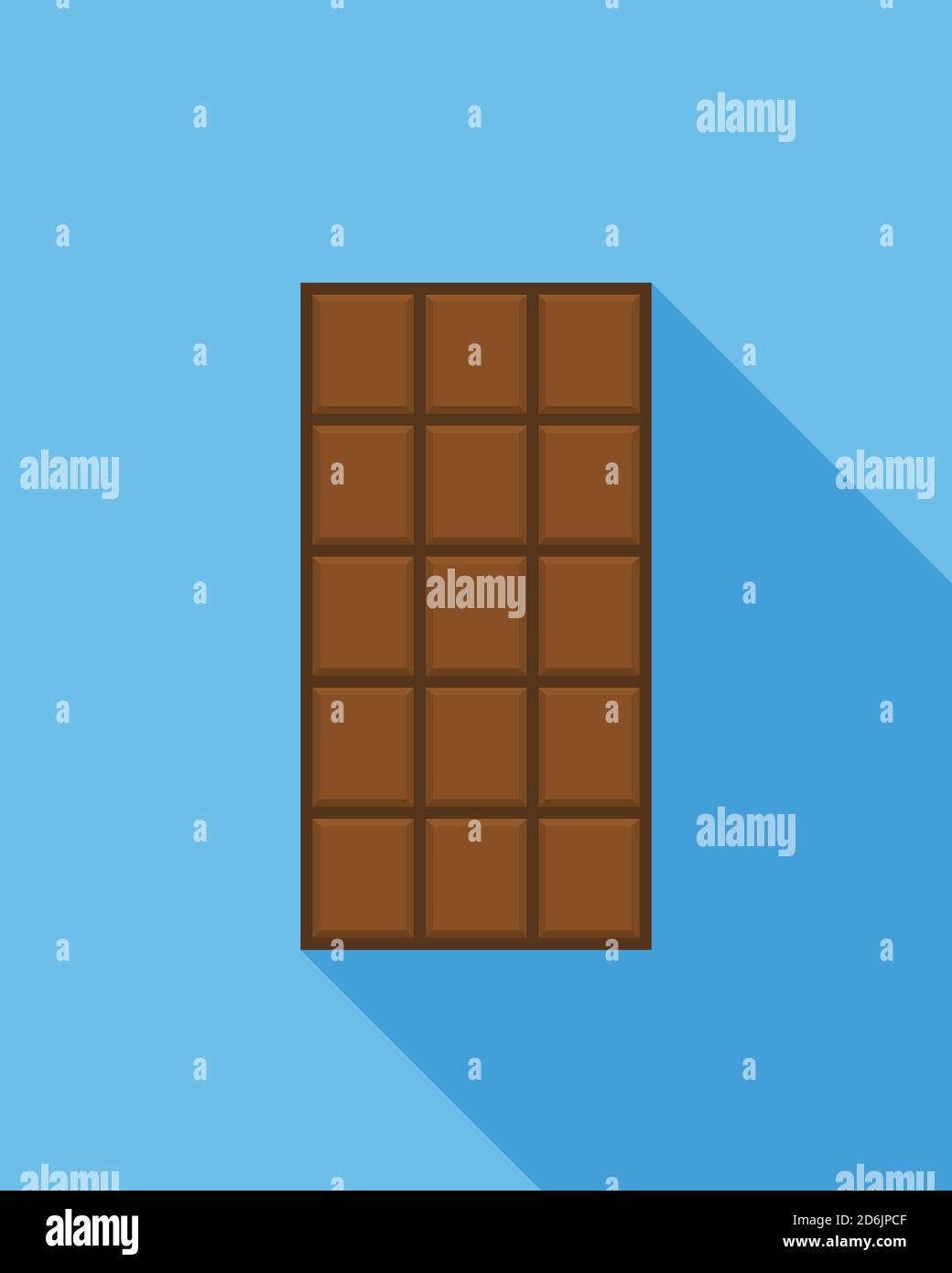 Chocolate bar icon simple style Stock Vector Images - Alamy