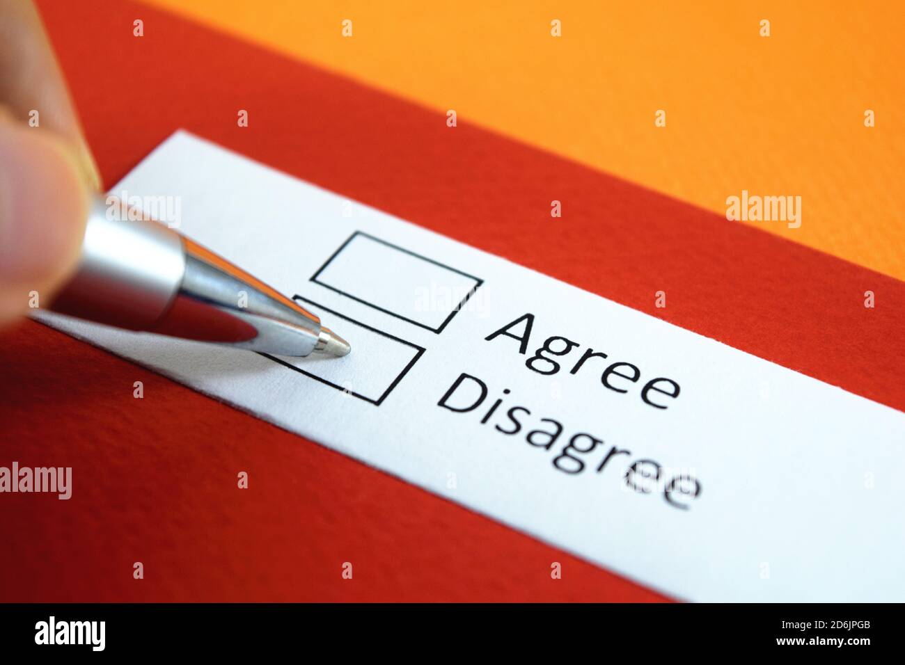 Agree disagree not sure hi-res stock photography and images - Alamy