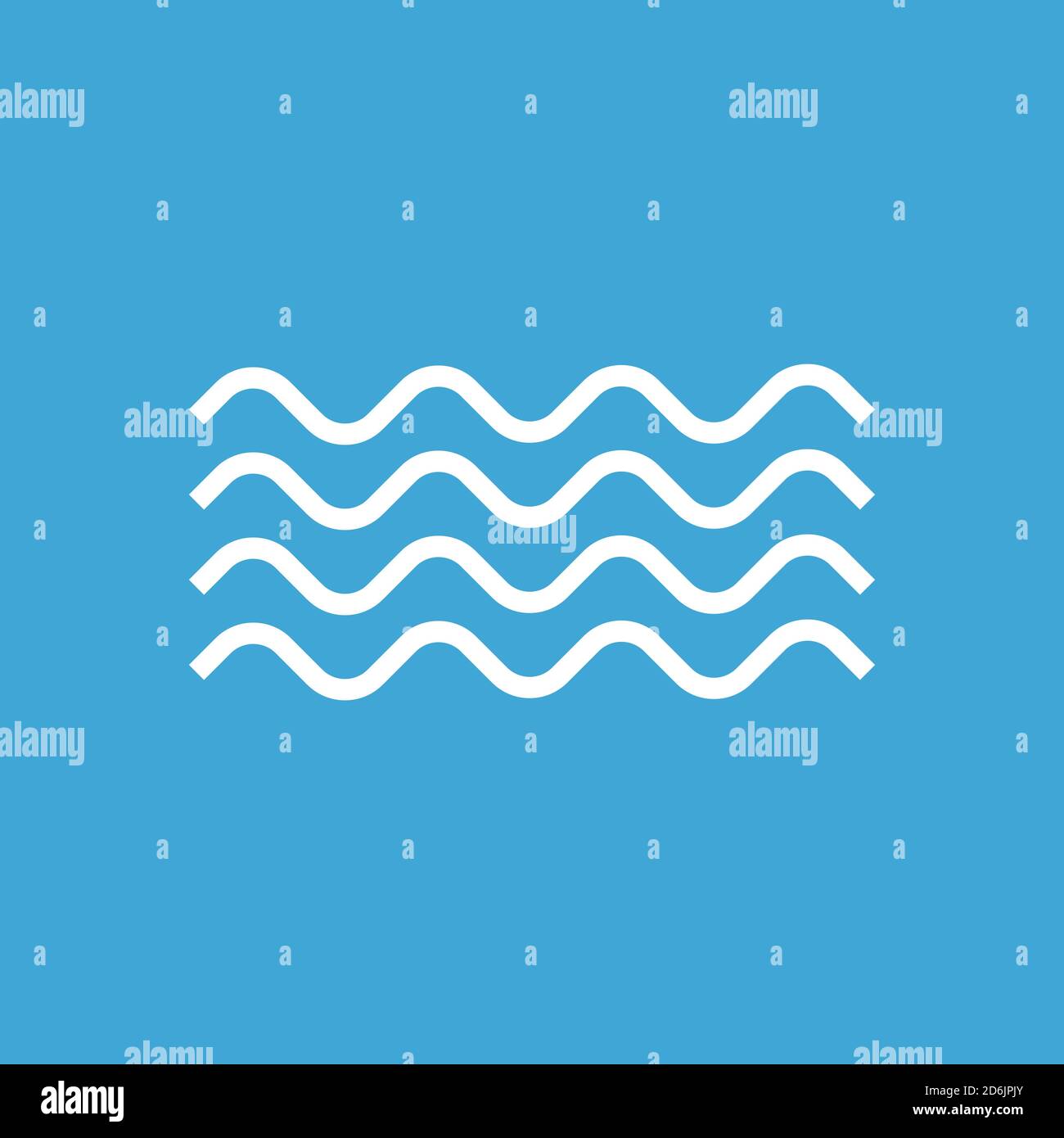 Wave icon minimal hi-res stock photography and images - Alamy