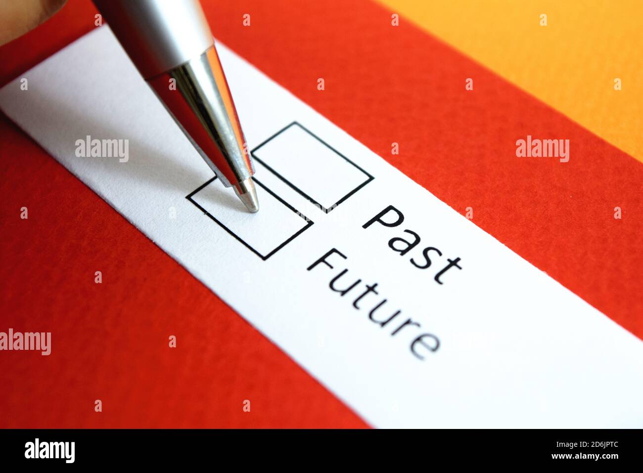 Past or Future? Future Stock Photo - Alamy
