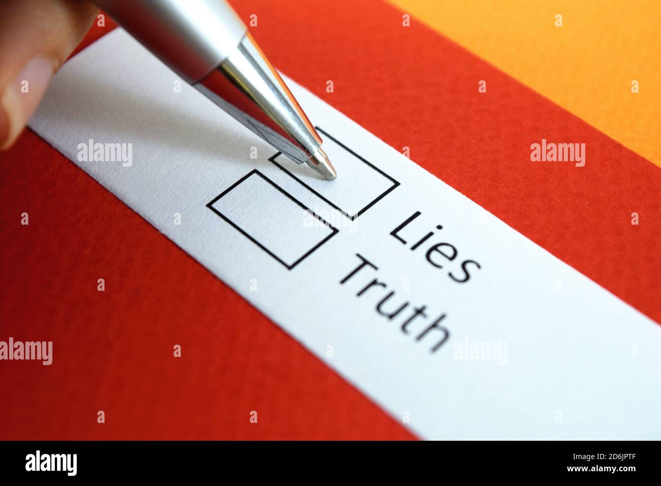 Truth actual hi-res stock photography and images - Alamy