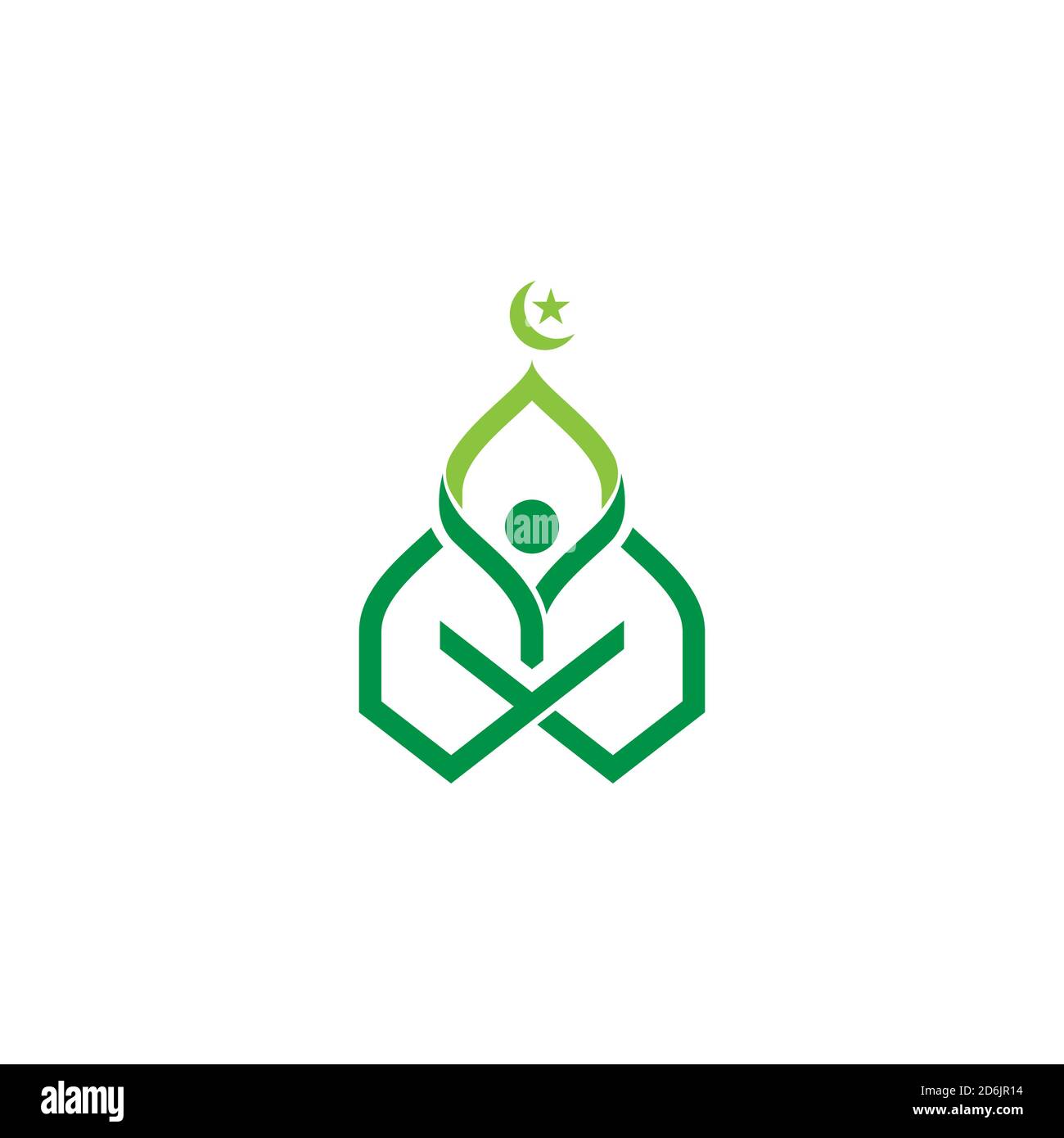 islamic school Vector icon design illustration Template Stock Vector ...