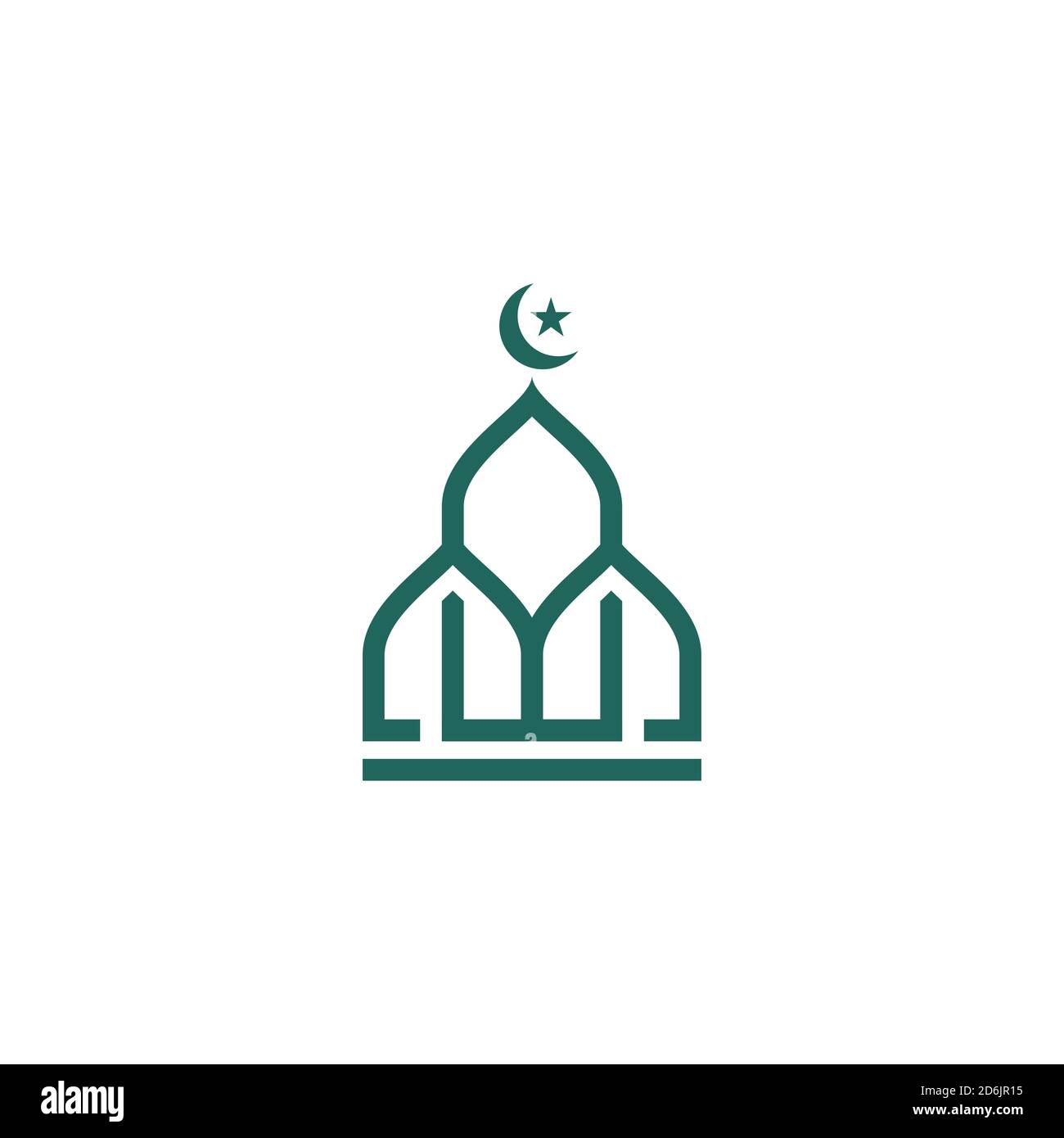 islamic school Vector icon design illustration Template Stock Vector ...