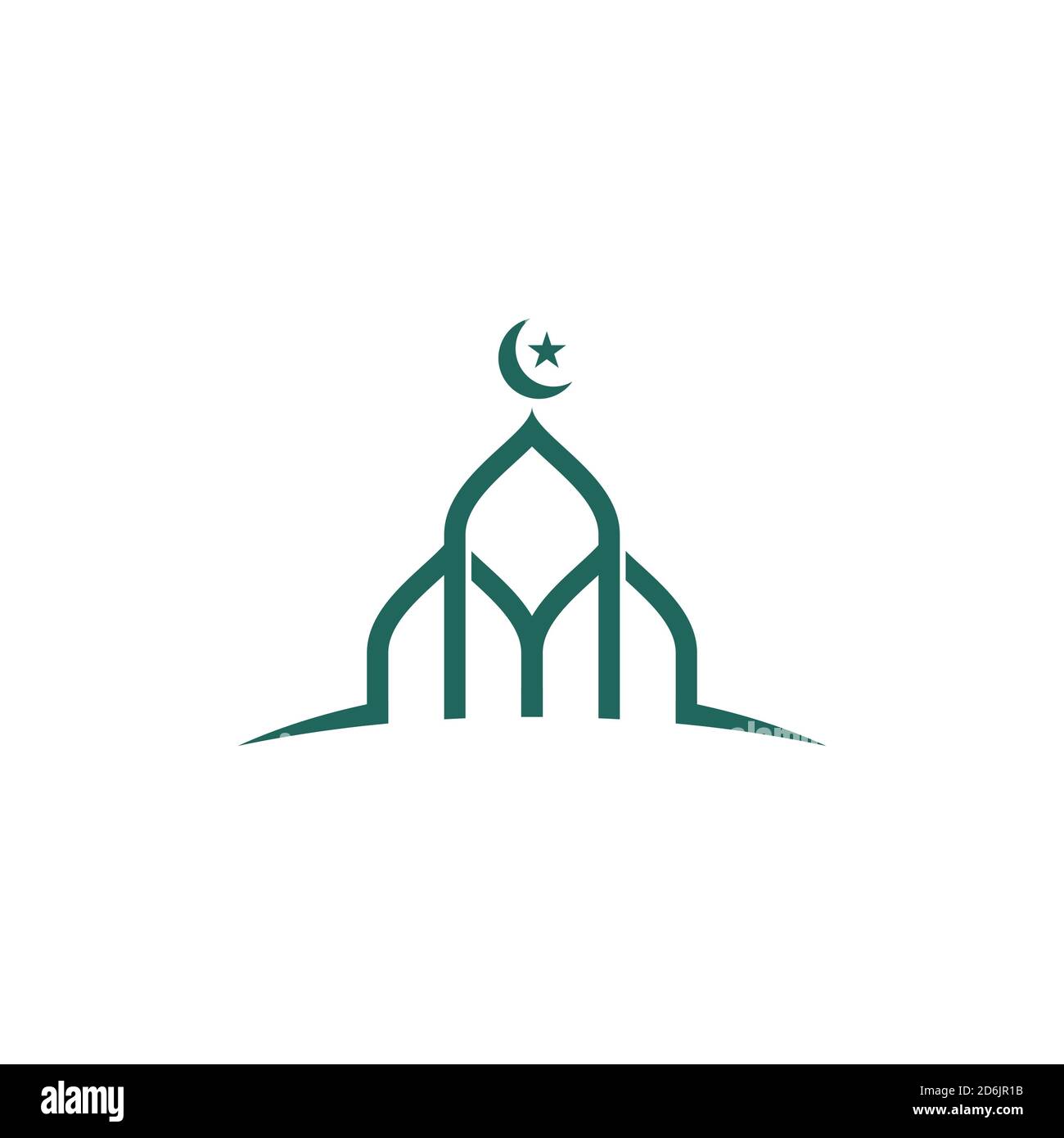 islamic school Vector icon design illustration Template Stock Vector ...