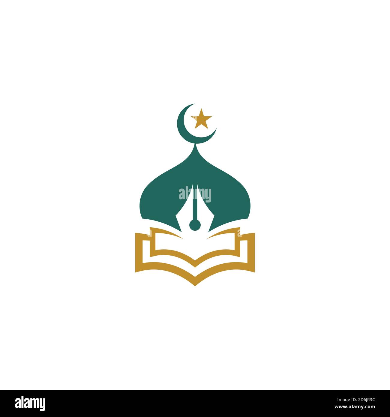 islamic school Vector icon design illustration Template Stock Vector ...