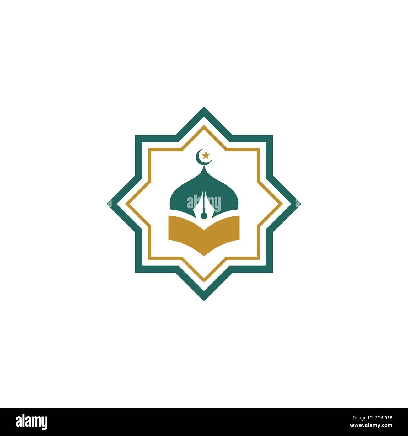 Islamic learning logo Cut Out Stock Images & Pictures - Alamy