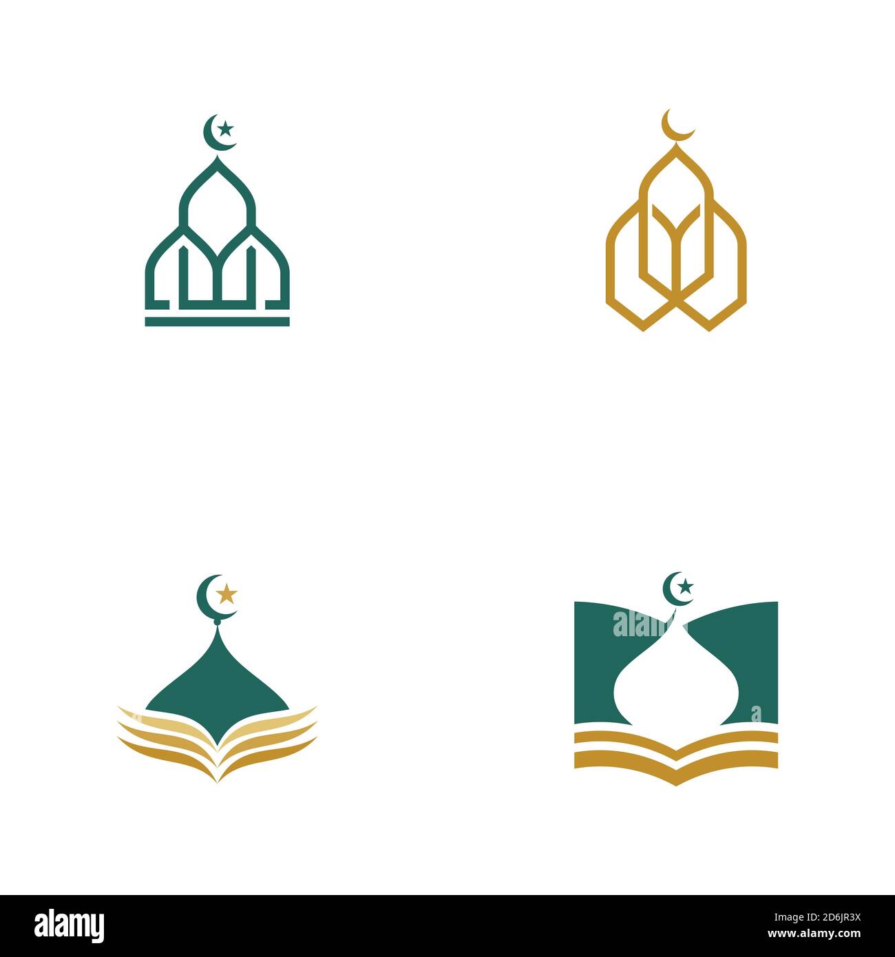 islamic school Vector icon design illustration Template Stock Vector ...
