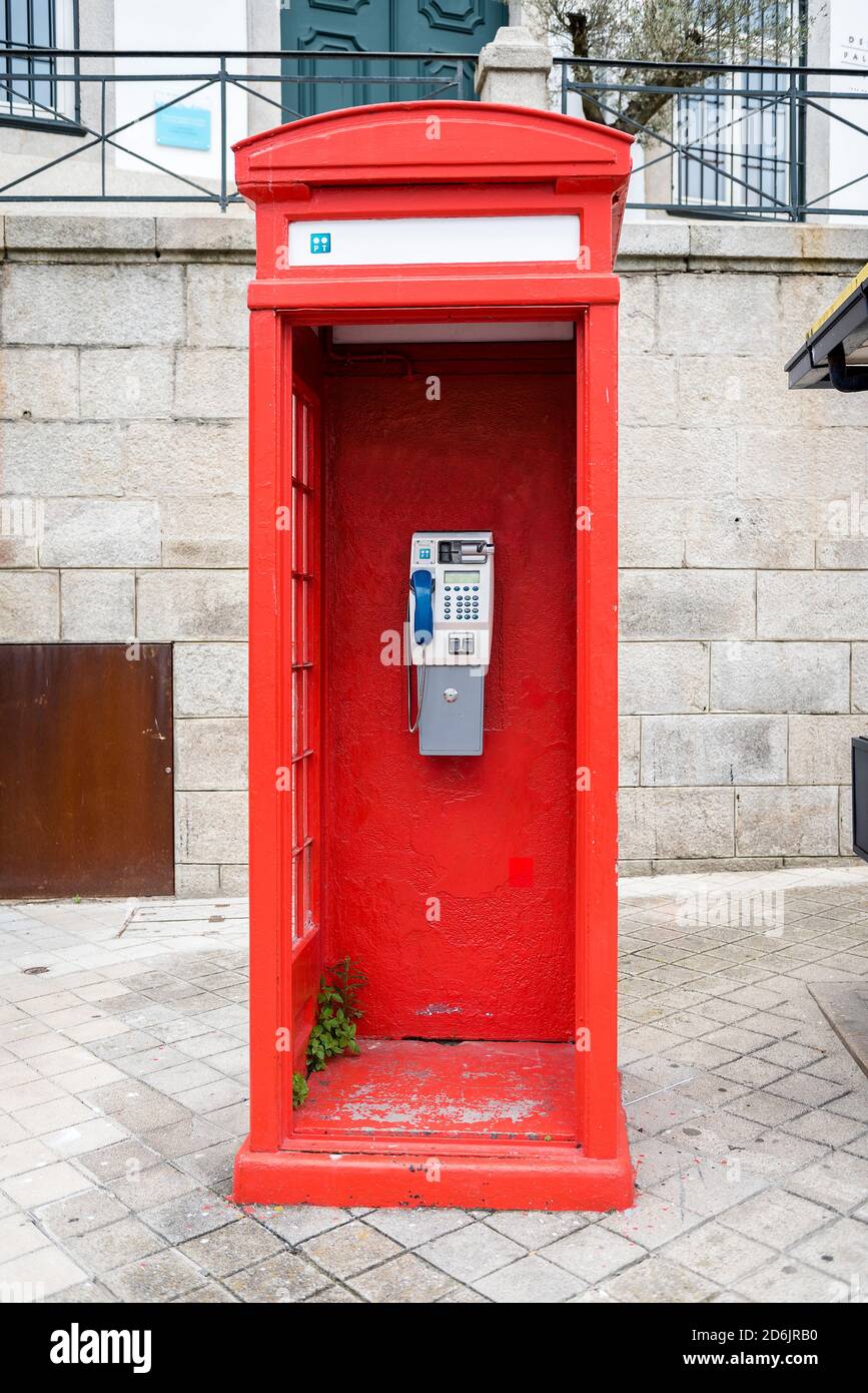 Porto phone booth hi-res stock photography and images - Alamy