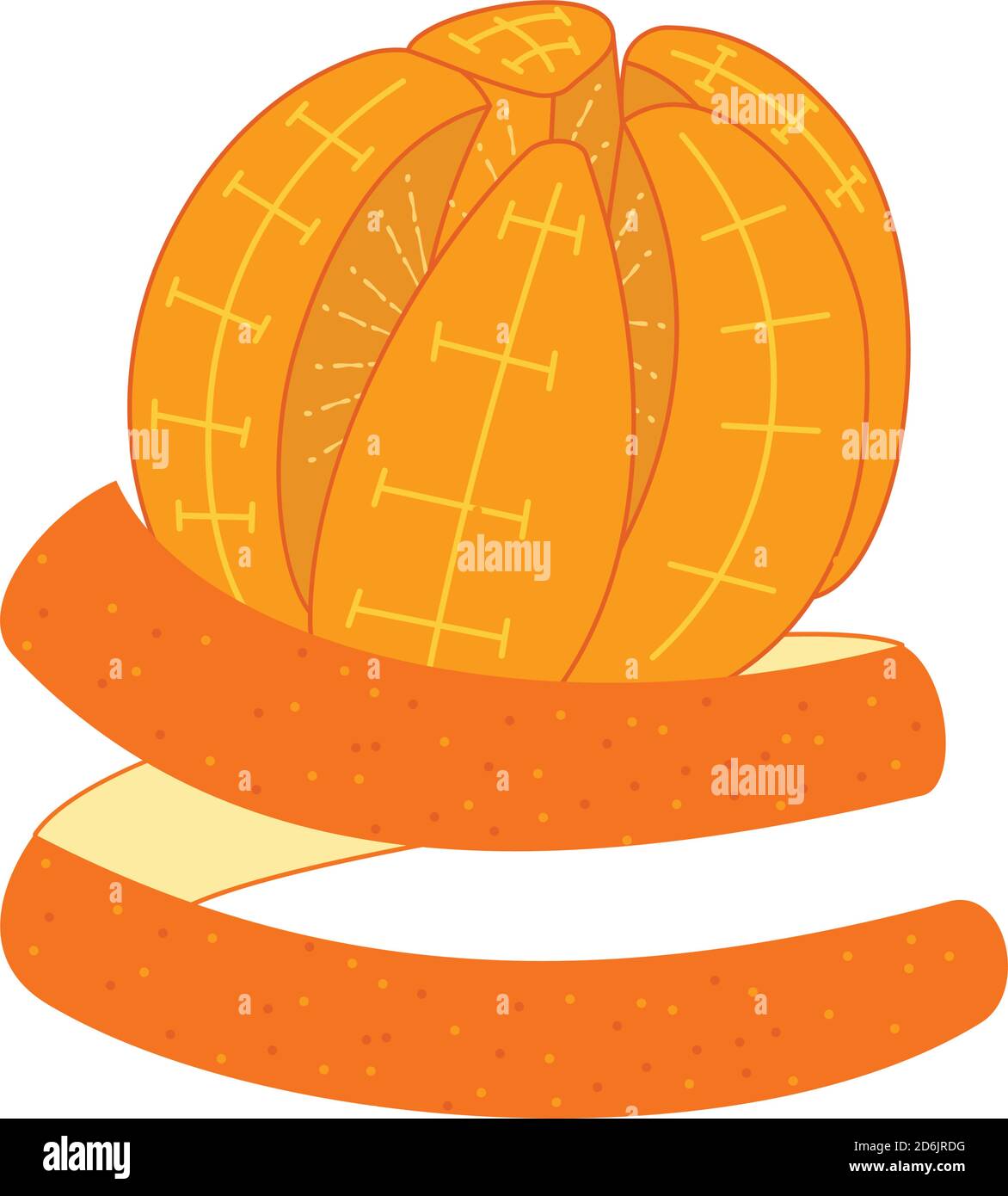 Orange illustration Drawing Design Template Stock Vector Image & Art ...