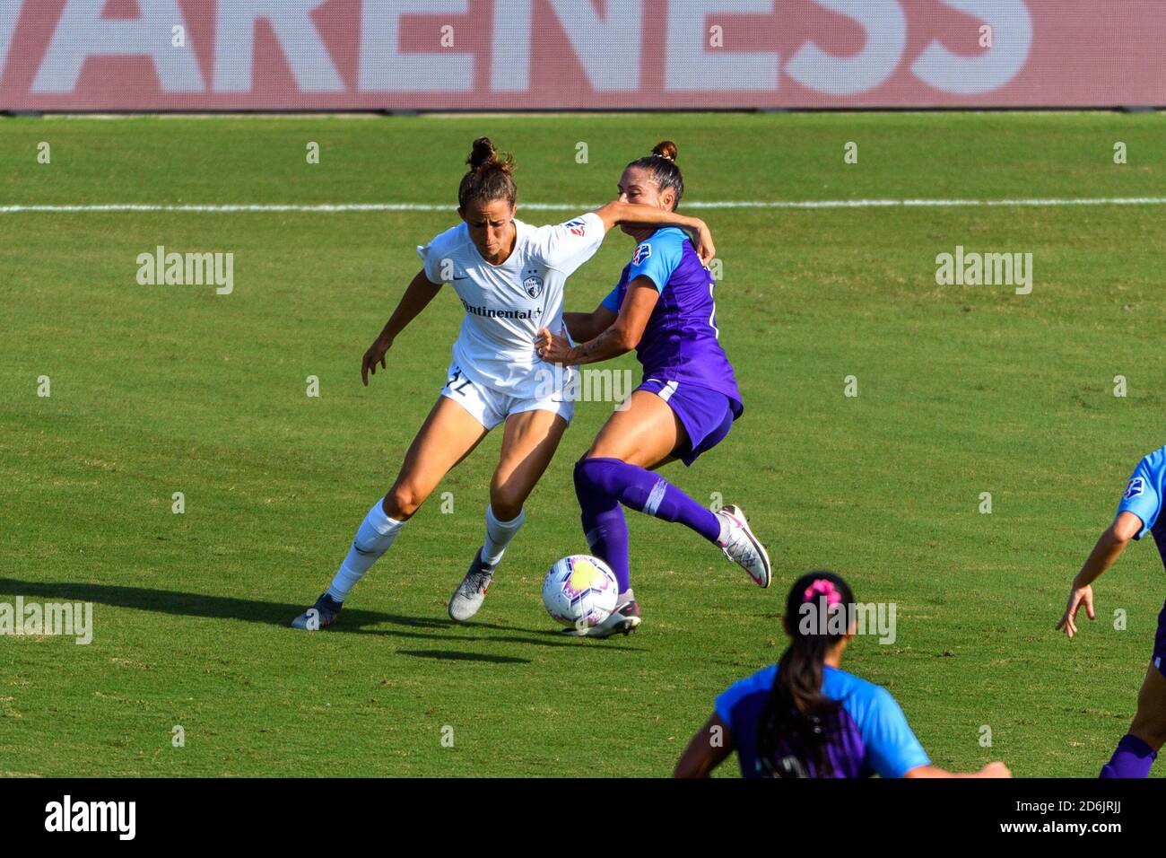 NWSL match between Orlando Pride and North Carolina Courage at Exploria ...
