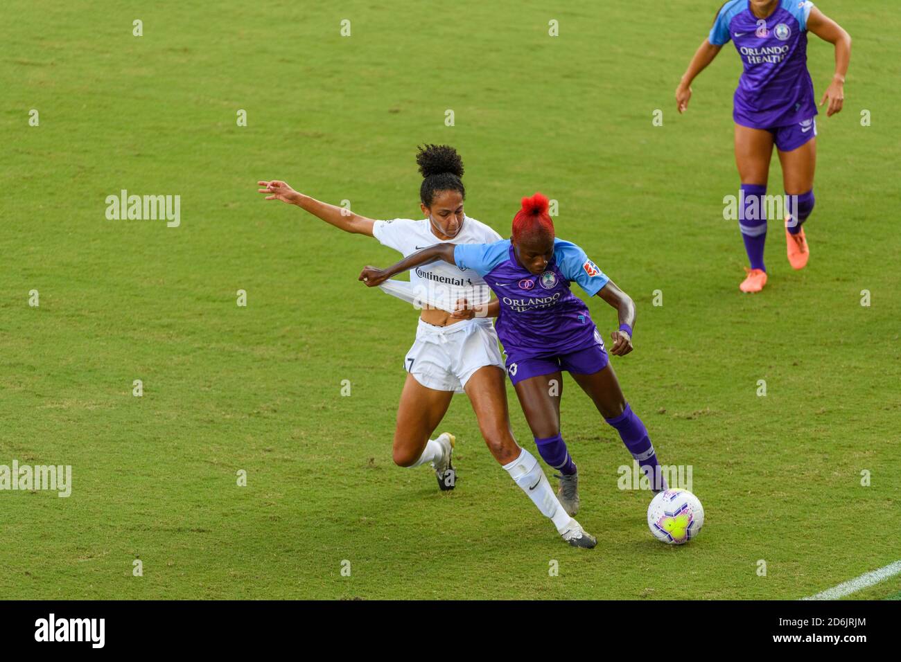 NWSL match between Orlando Pride and North Carolina Courage at Exploria ...