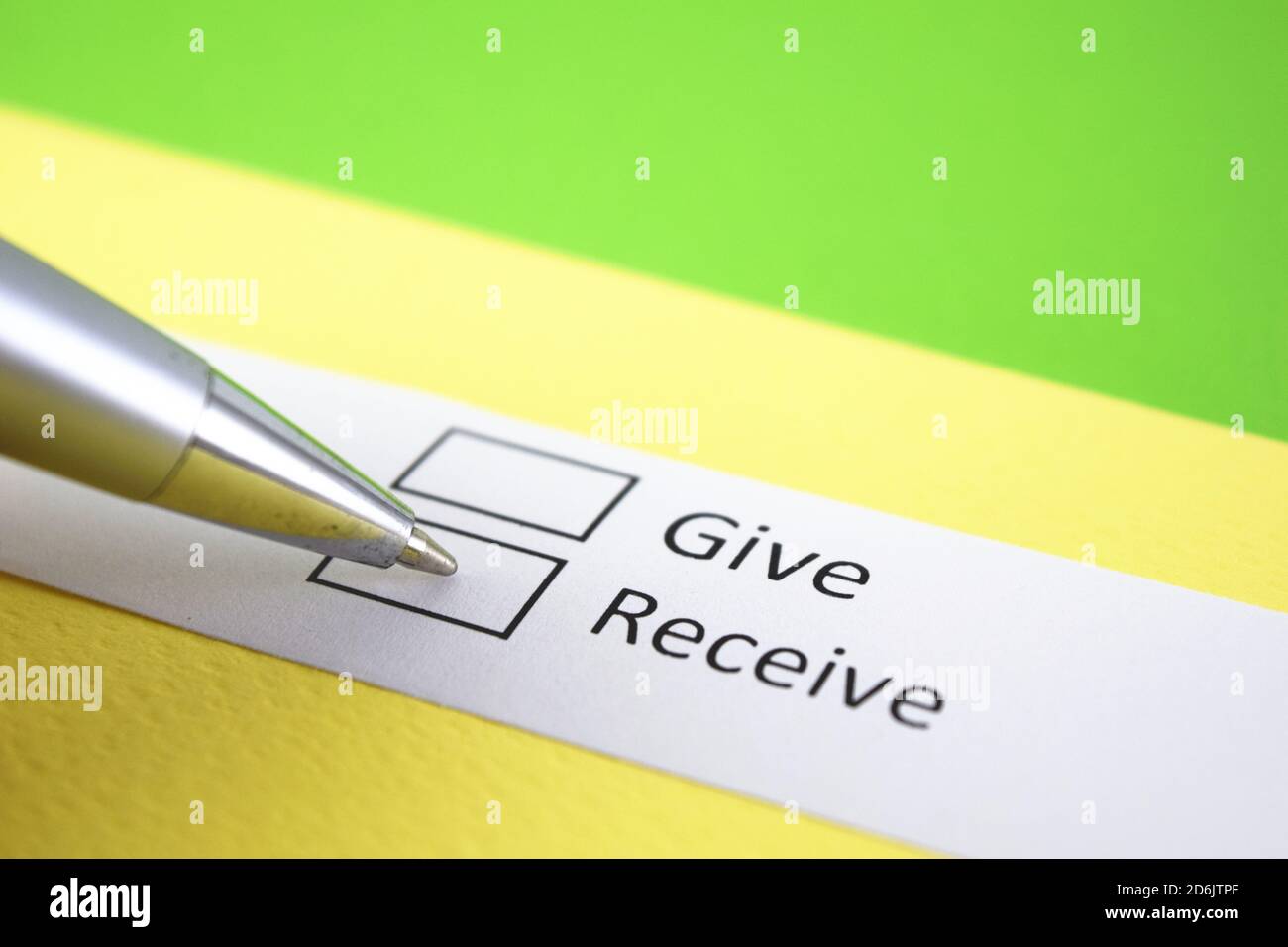 Give and receive hi-res stock photography and images - Alamy