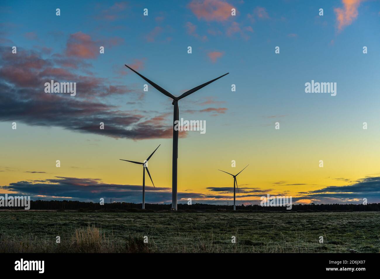Stationary wind turbine hi-res stock photography and images - Alamy