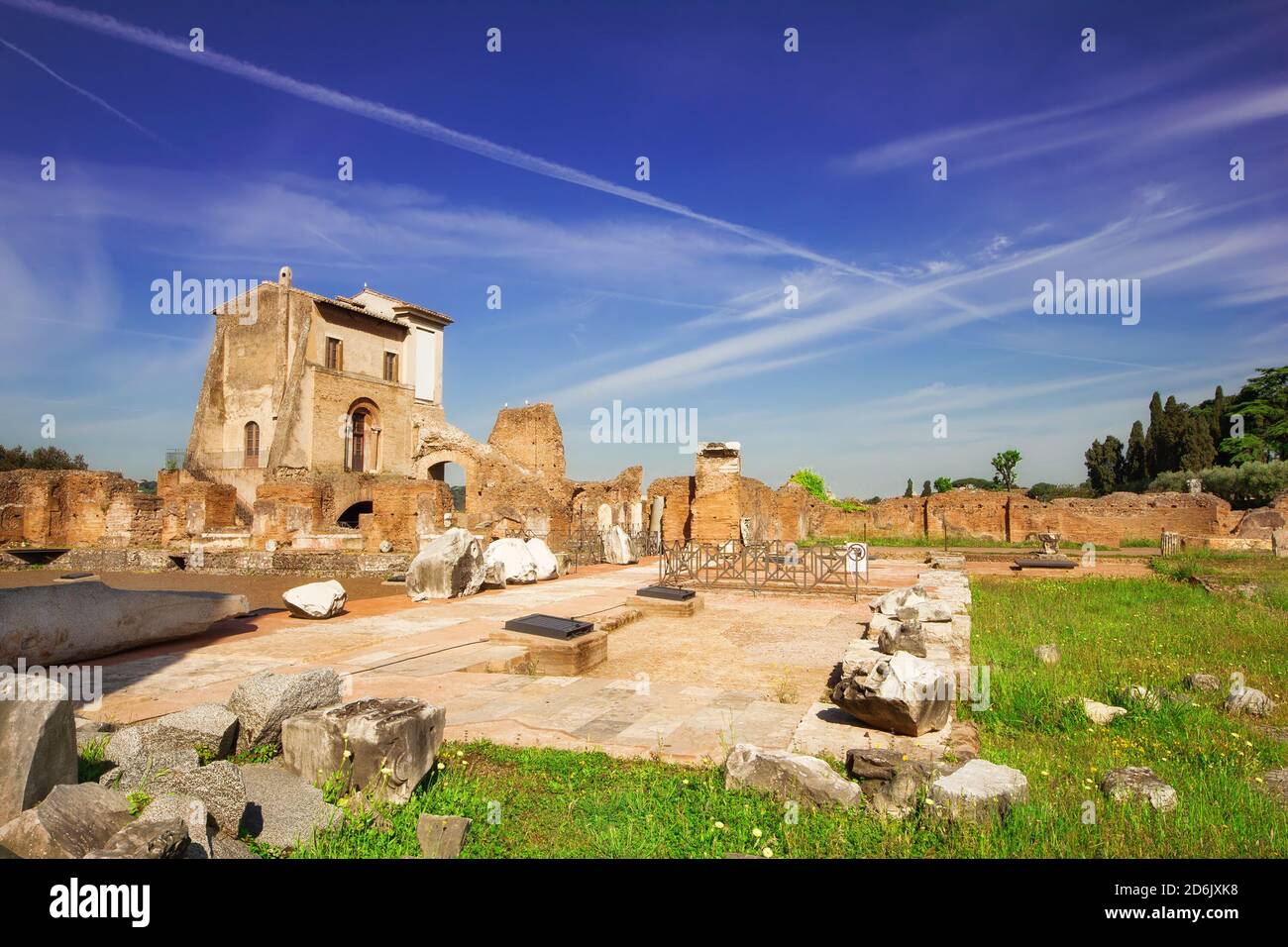 House of Augustus on the Palatine Hill in Rome, Italy Stock Photo - Alamy