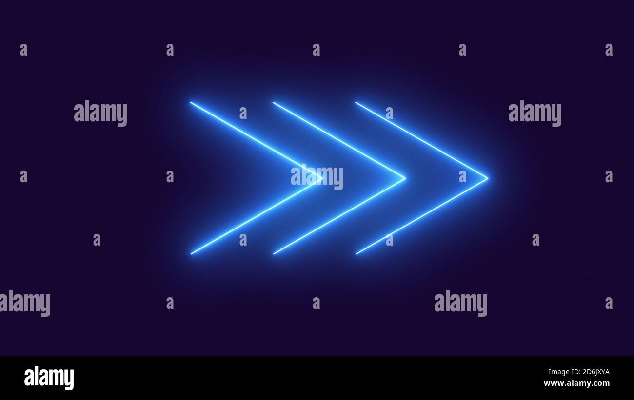 Arrows neon electric light hi-res stock photography and images - Alamy