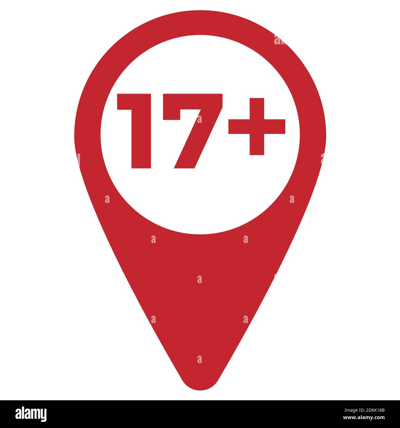 Age restriction icon Stock Vector Images - Alamy