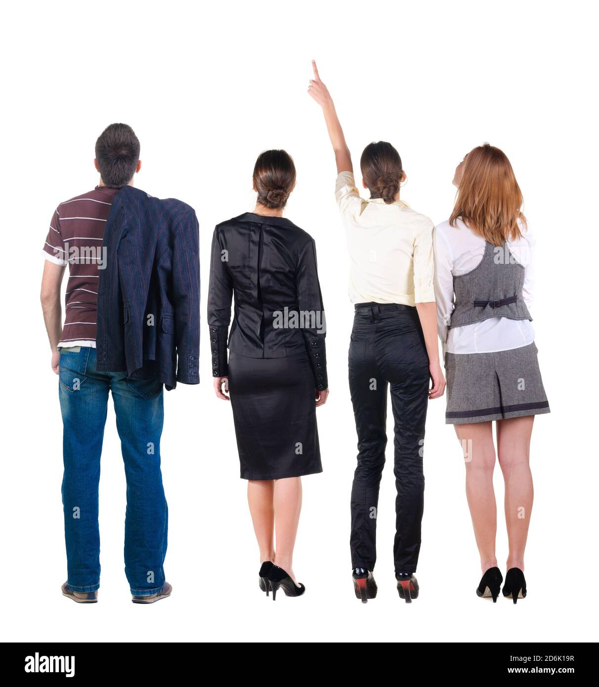 Back view group business people in suit. Business team. Rear view ... Back view group business people in suit. Business team. Rear view ...