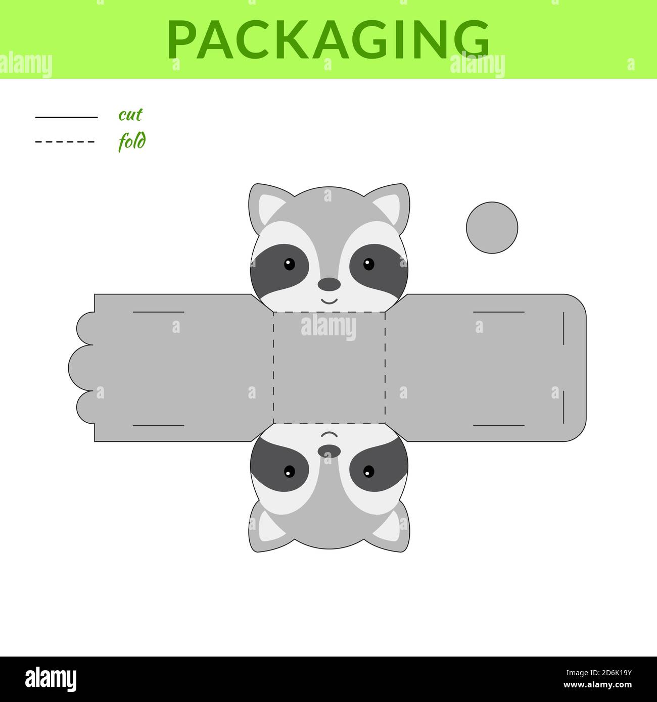 DIY party favor raccoon box for birthdays, baby showers for sweets ...